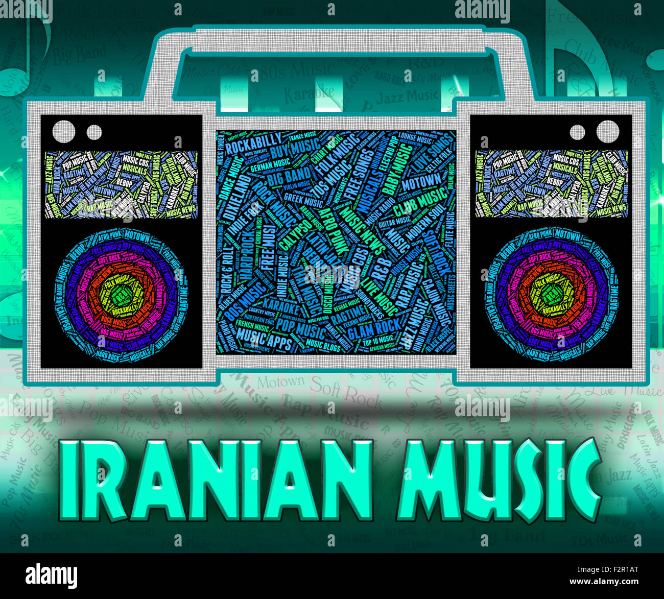 Iranian Music Showing Sound Tracks And Audio Stock Photo - Alamy