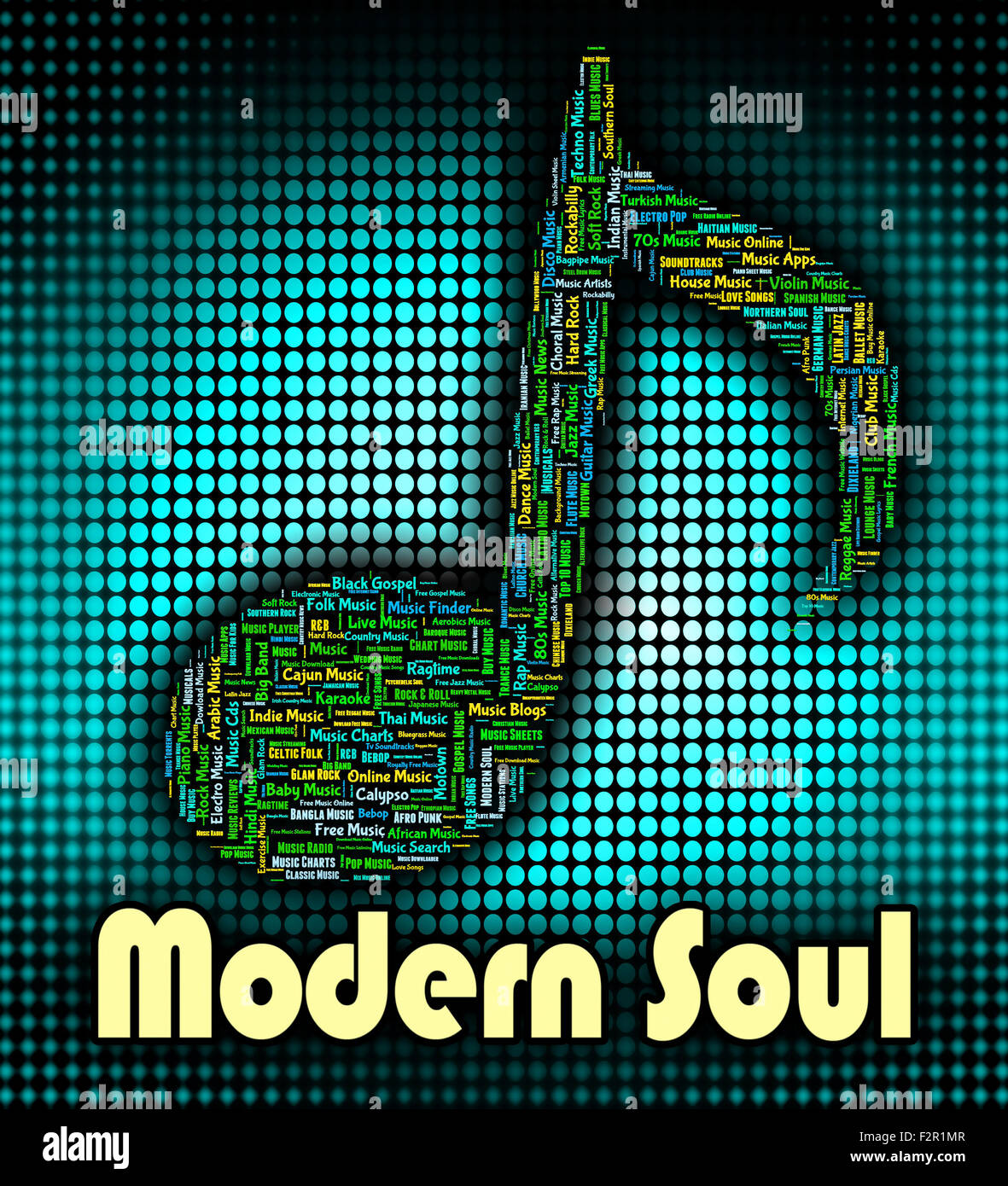Modern Soul Showing Rhythm And Blues And Twenty First Century Stock ...