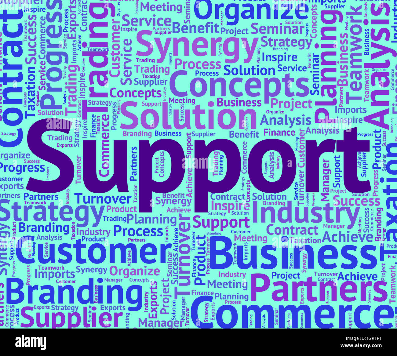 Support Word Representing Assistance Help And Helpdesk Stock Photo - Alamy