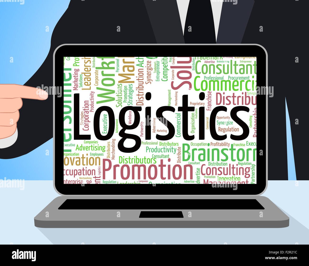 Logistics Word Showing Strategies Plan And Systematic Stock Photo - Alamy