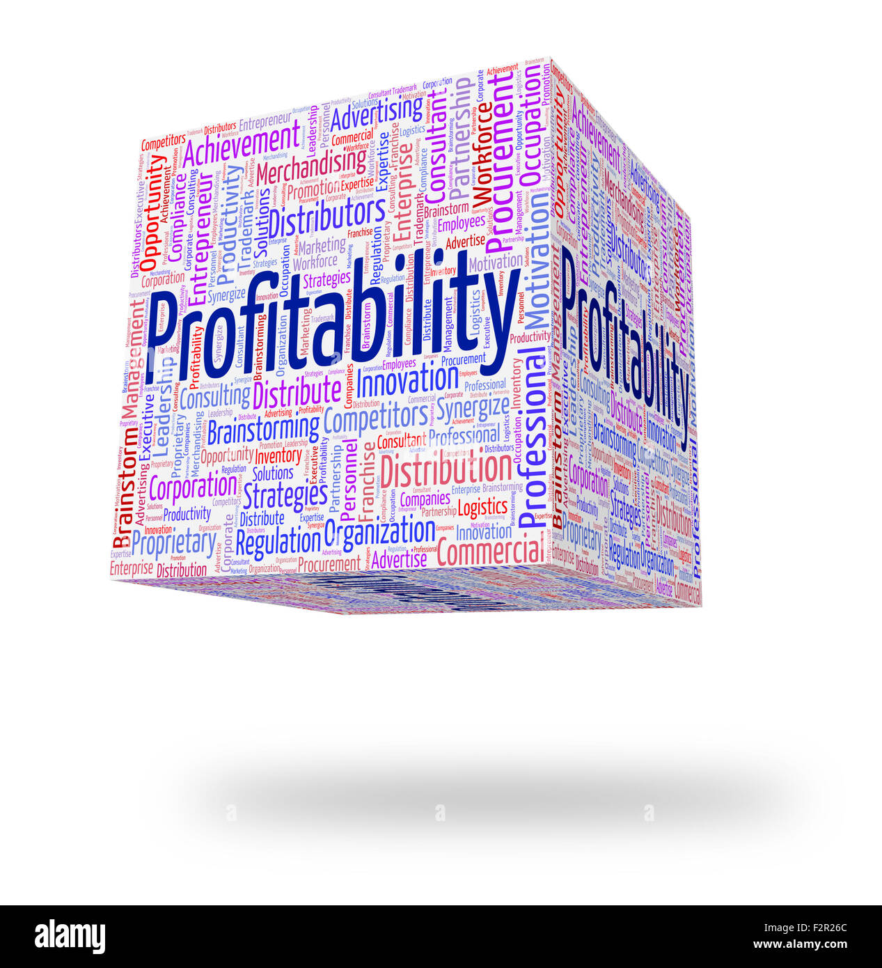 Profitability Word Representing Profits Profited And Yield Stock Photo ...
