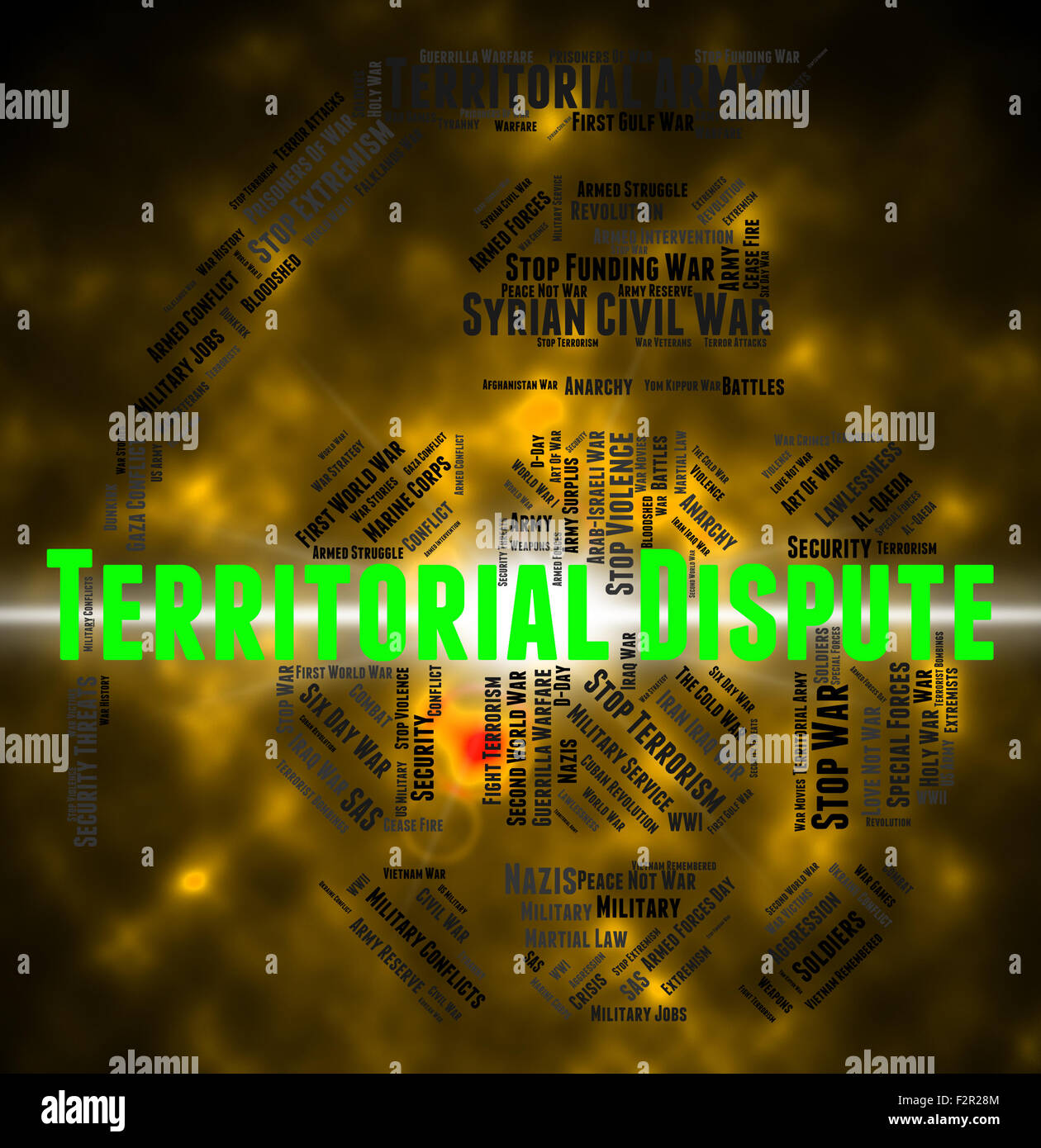 Territorial Dispute Representing Difference Of Opinion And Military ...