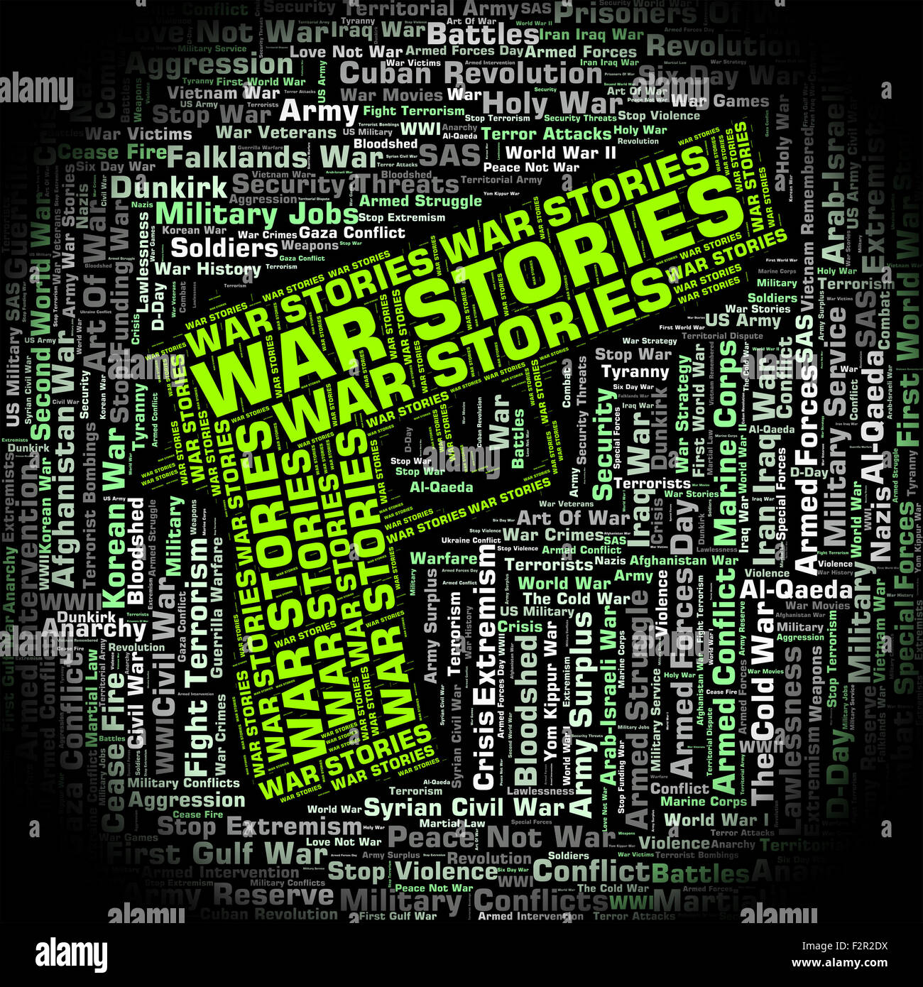 War Stories Indicating Military Action And Hostilities Stock Photo - Alamy