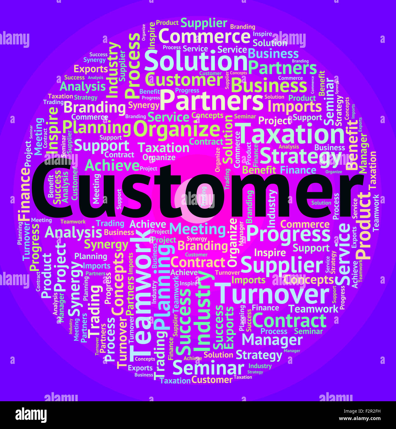 Customer Word Indicating Text Patrons And Vendee Stock Photo - Alamy