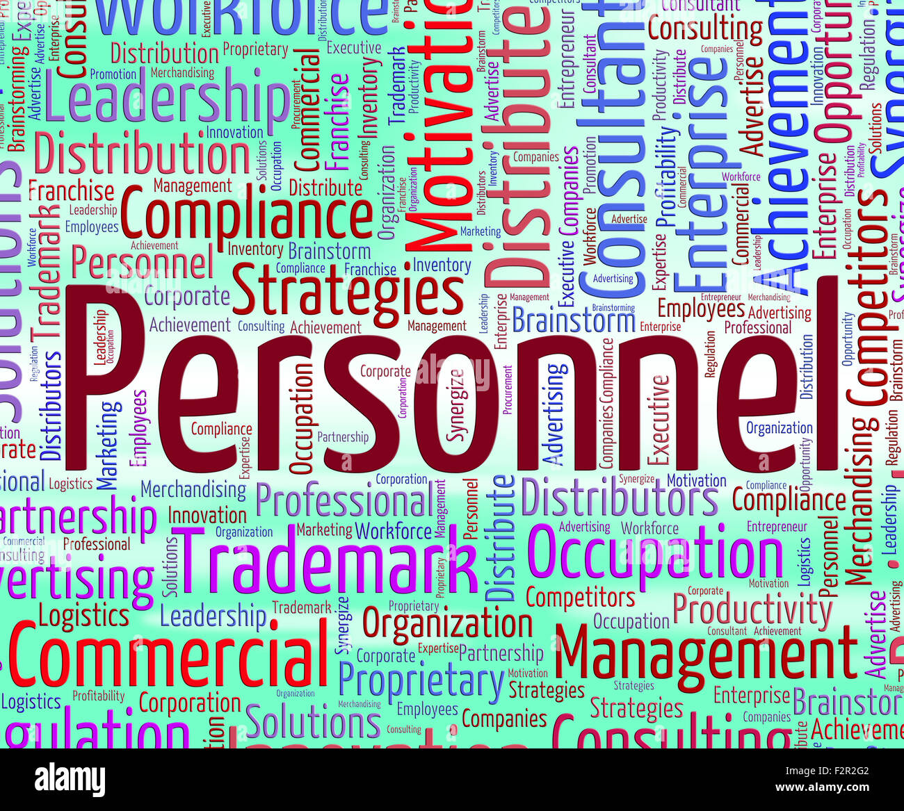 Personnel Word Representing Labour Force And Crew Stock Photo - Alamy