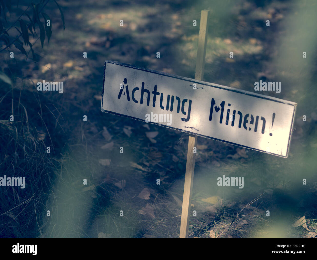 Achtung minen hi-res stock photography and images - Alamy