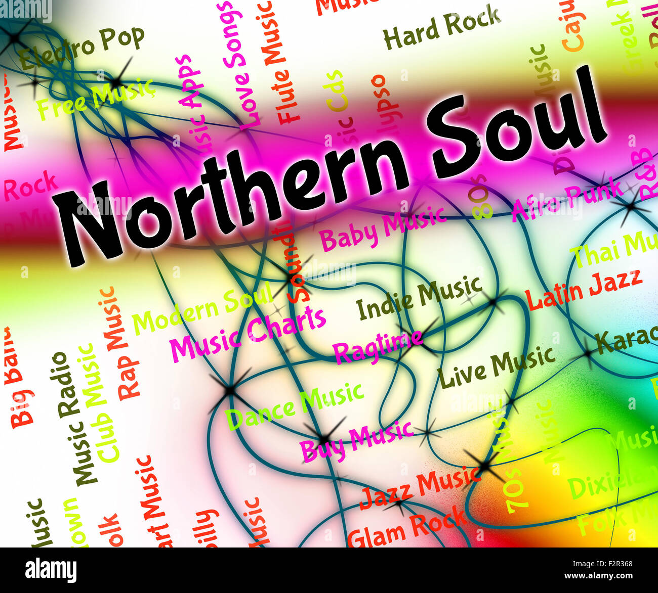 Soul Music Indicating Rhythm And Blues And Rhythm And Blues Stock Photo ...