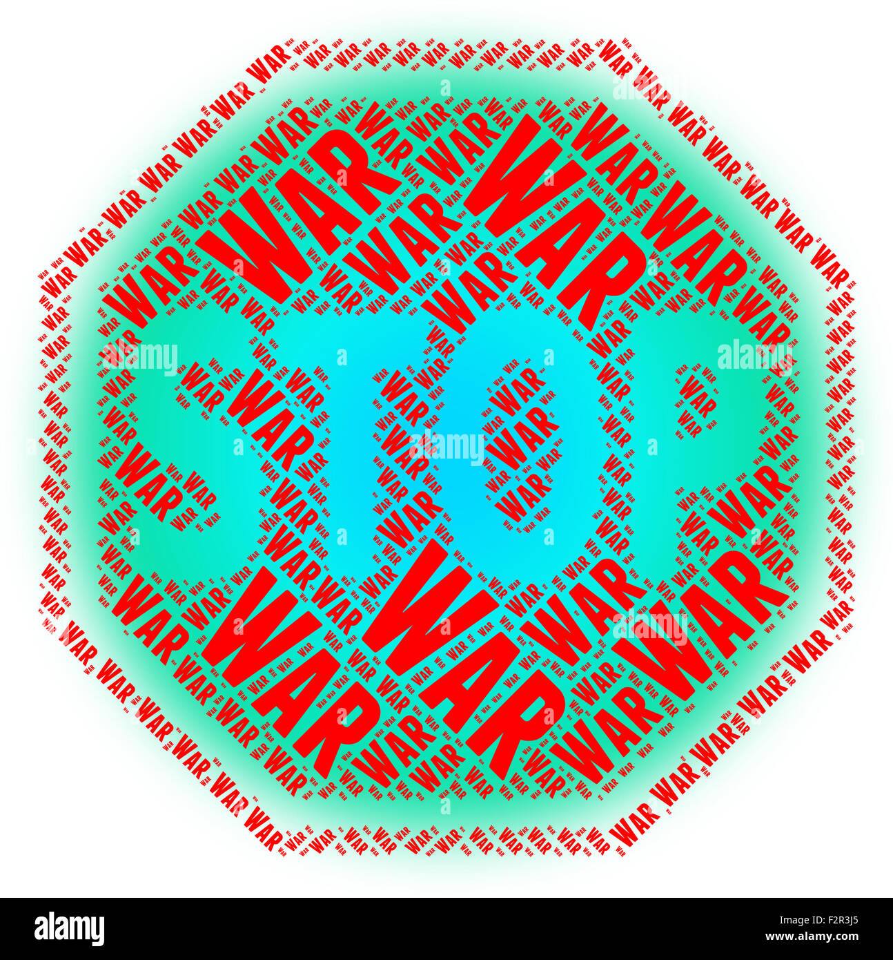 Stop War Meaning Military Action And Prevent Stock Photo - Alamy