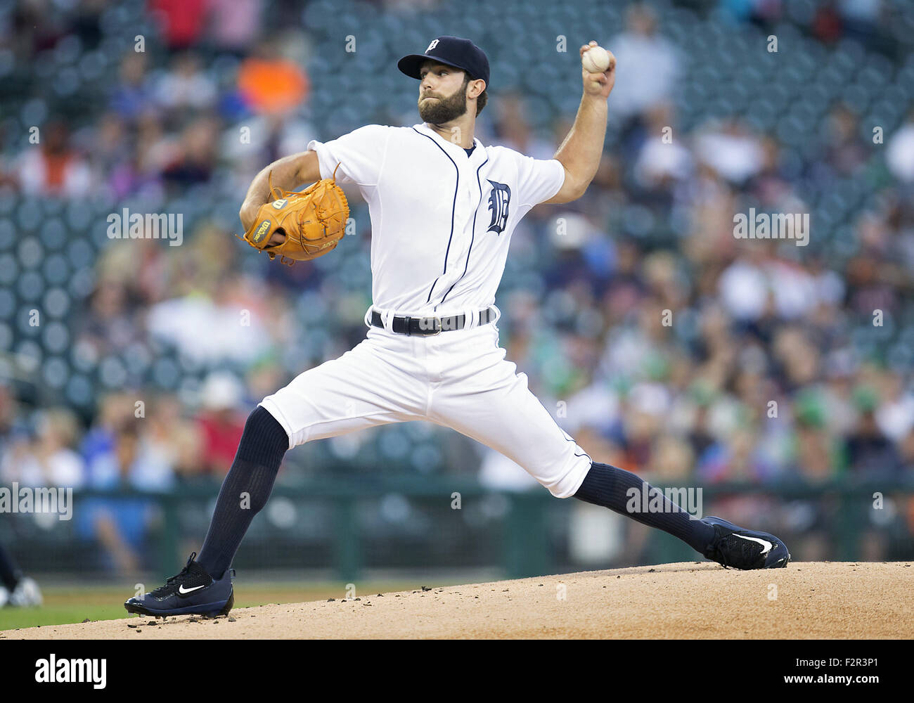 Detroit, Michigan, USA. 22nd Sep, 2015. Detroit Tigers pitcher Daniel ...