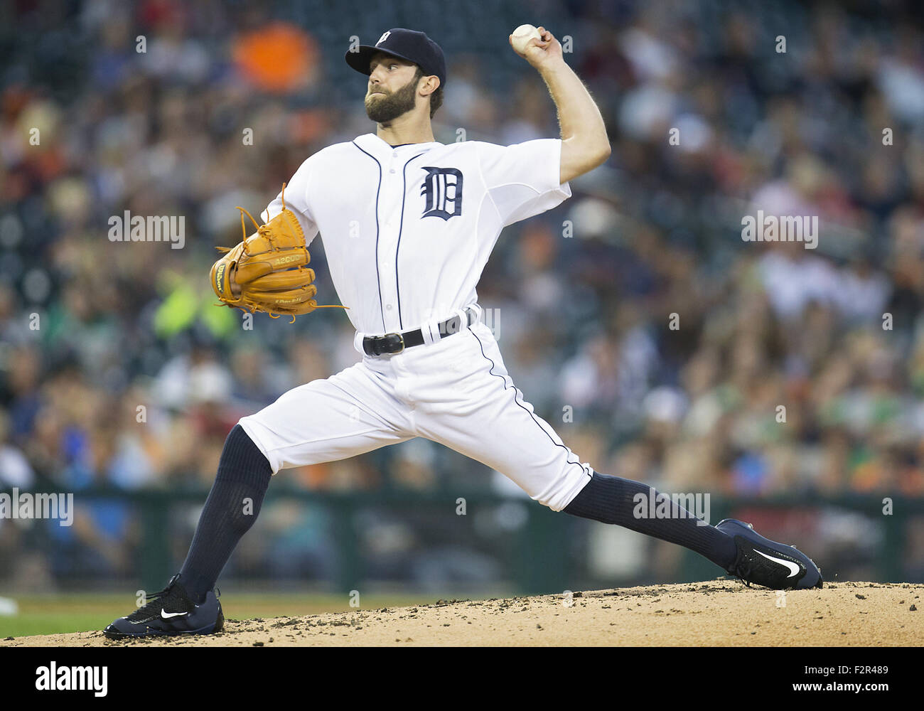 Detroit, Michigan, USA. 22nd Sep, 2015. Detroit Tigers pitcher Daniel ...