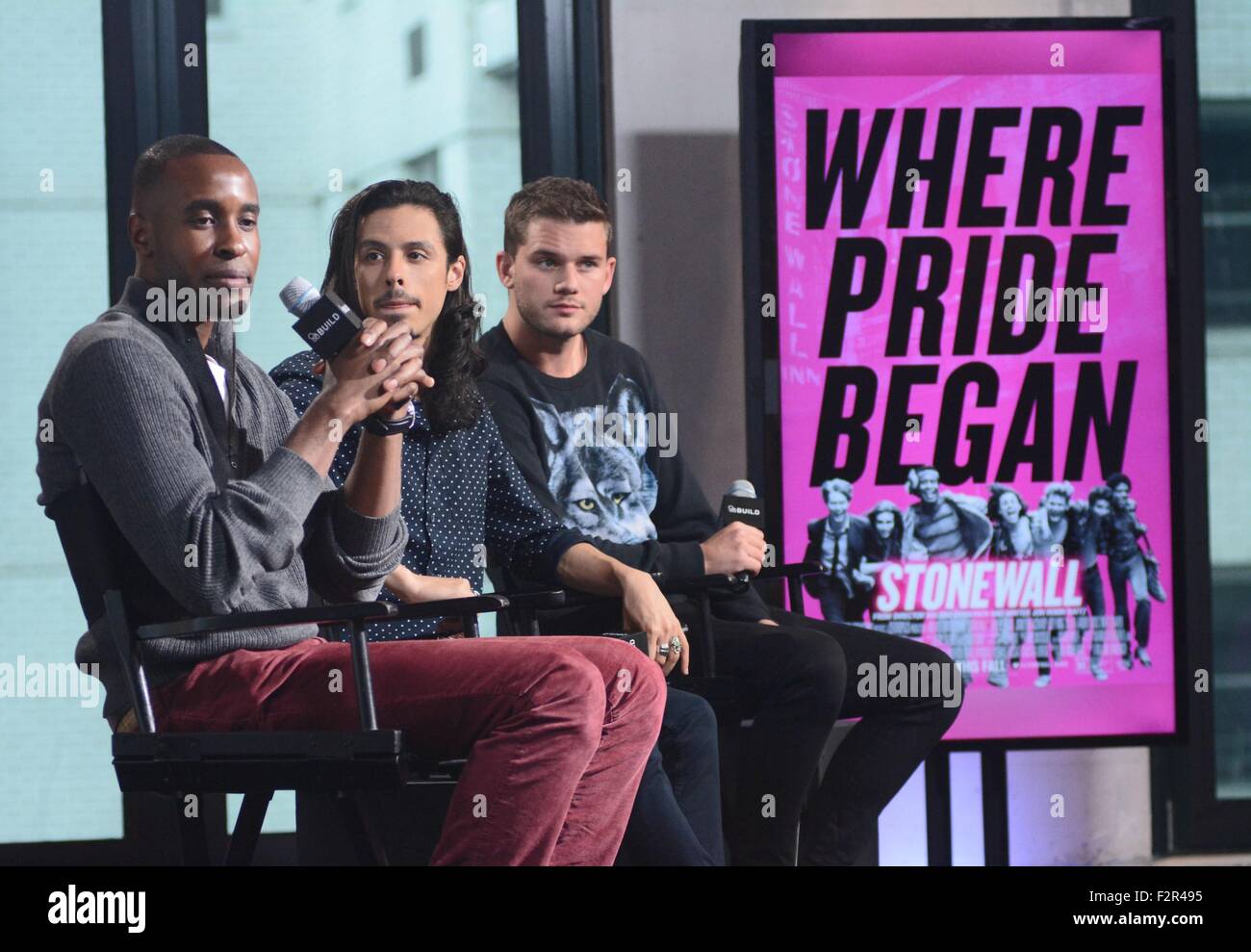 New York, NY, USA. 22nd Sep, 2015. Otoja Abit, Jonny Beauchamp, Jeremy ...