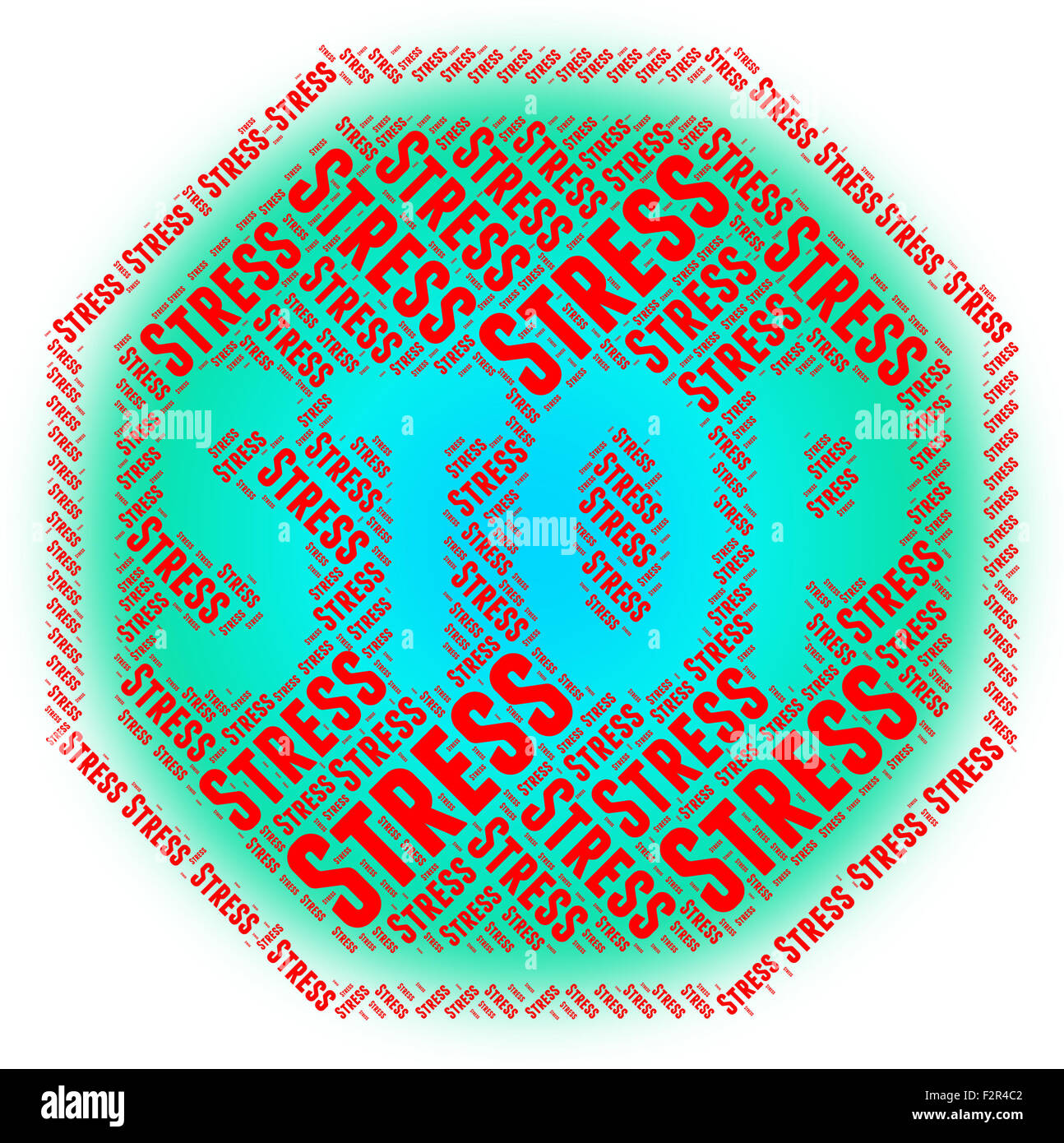 Stop Stress Representing Stressing Stressful And Restriction Stock ...