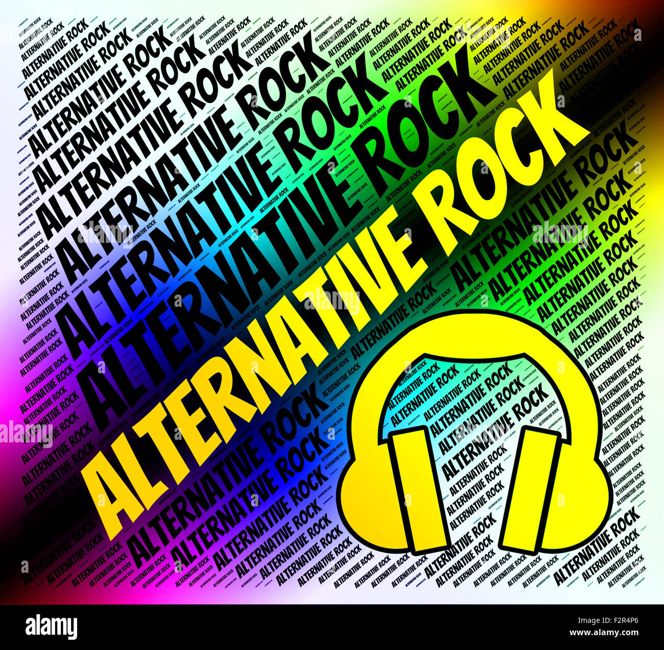 Alternative Rock Indicating Other Way And Substitute Stock Photo - Alamy
