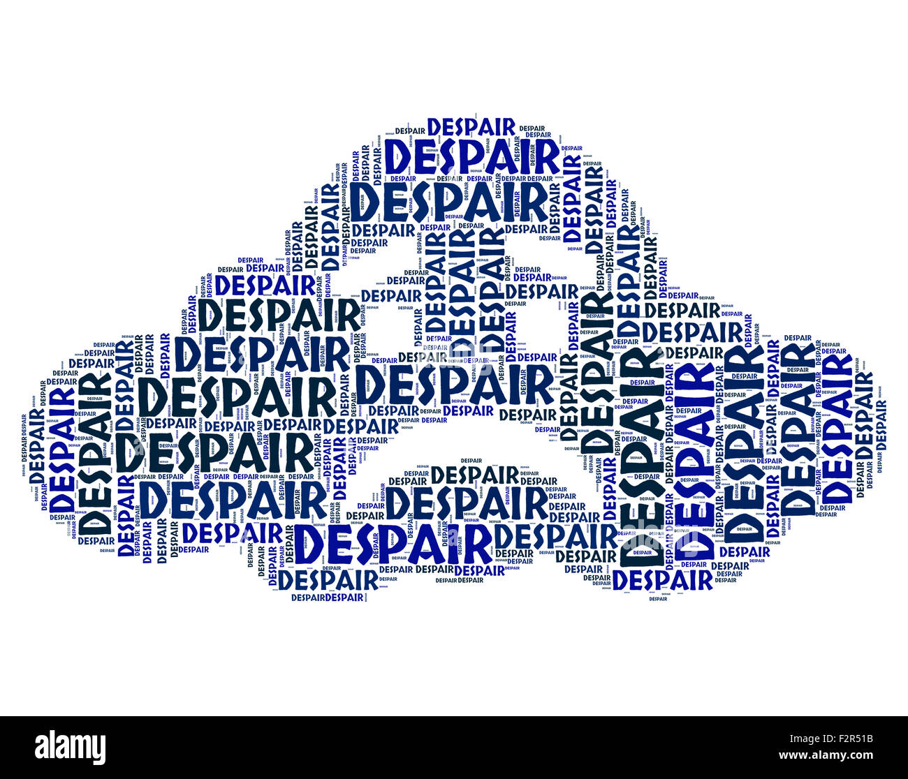 Despair Word Indicating Words Text And Defeatism Stock Photo - Alamy
