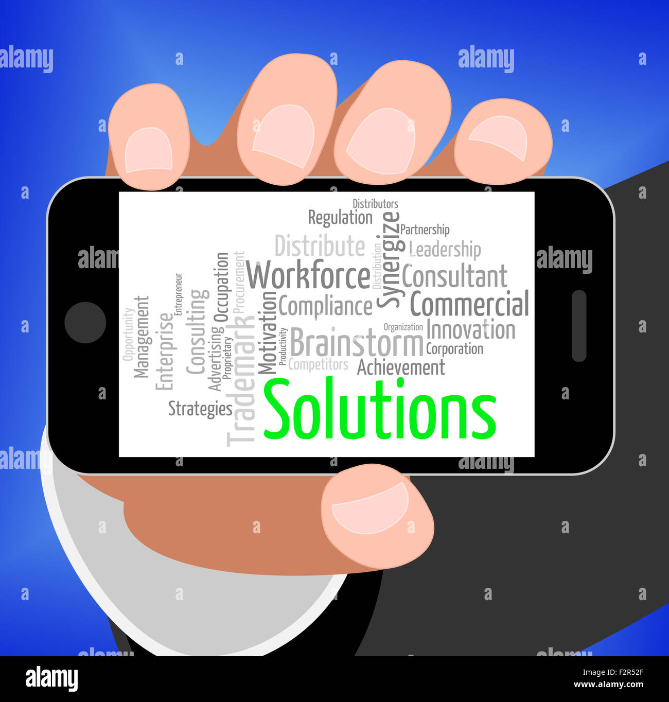 Solutions Word Indicating Wordcloud Resolution And Successful Stock ...