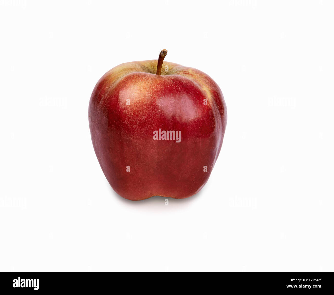Shiny Red Apple Stock Photo - Alamy