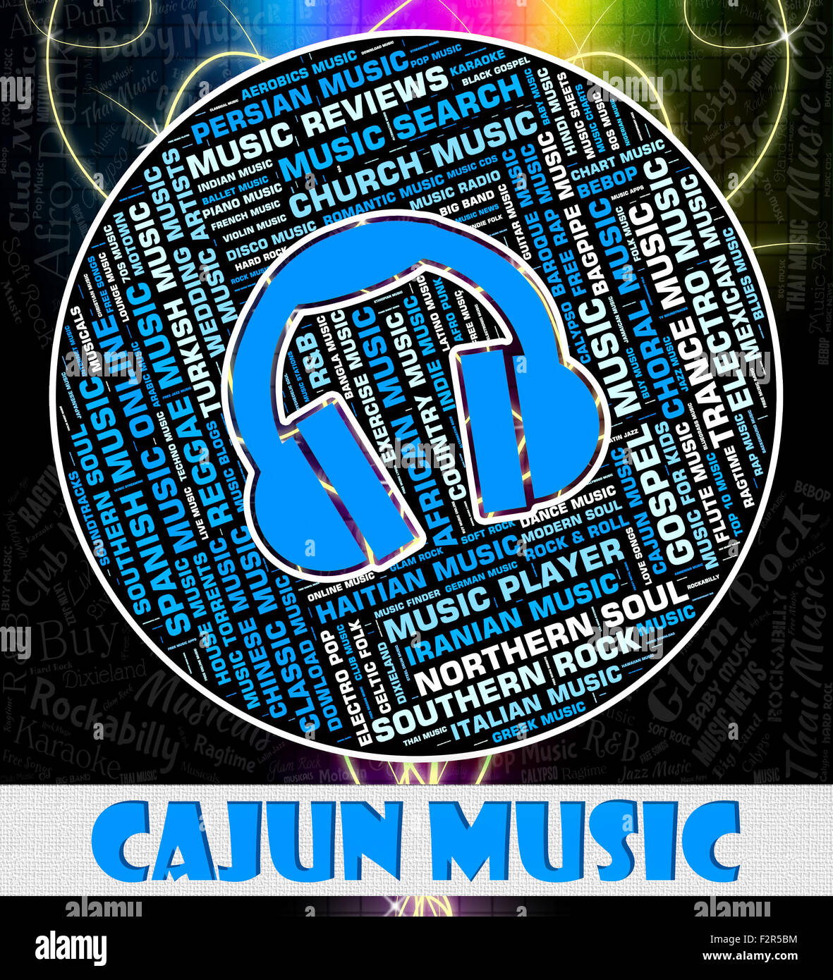 Cajun Music Showing Southern Louisiana And Acoustic Stock Photo - Alamy