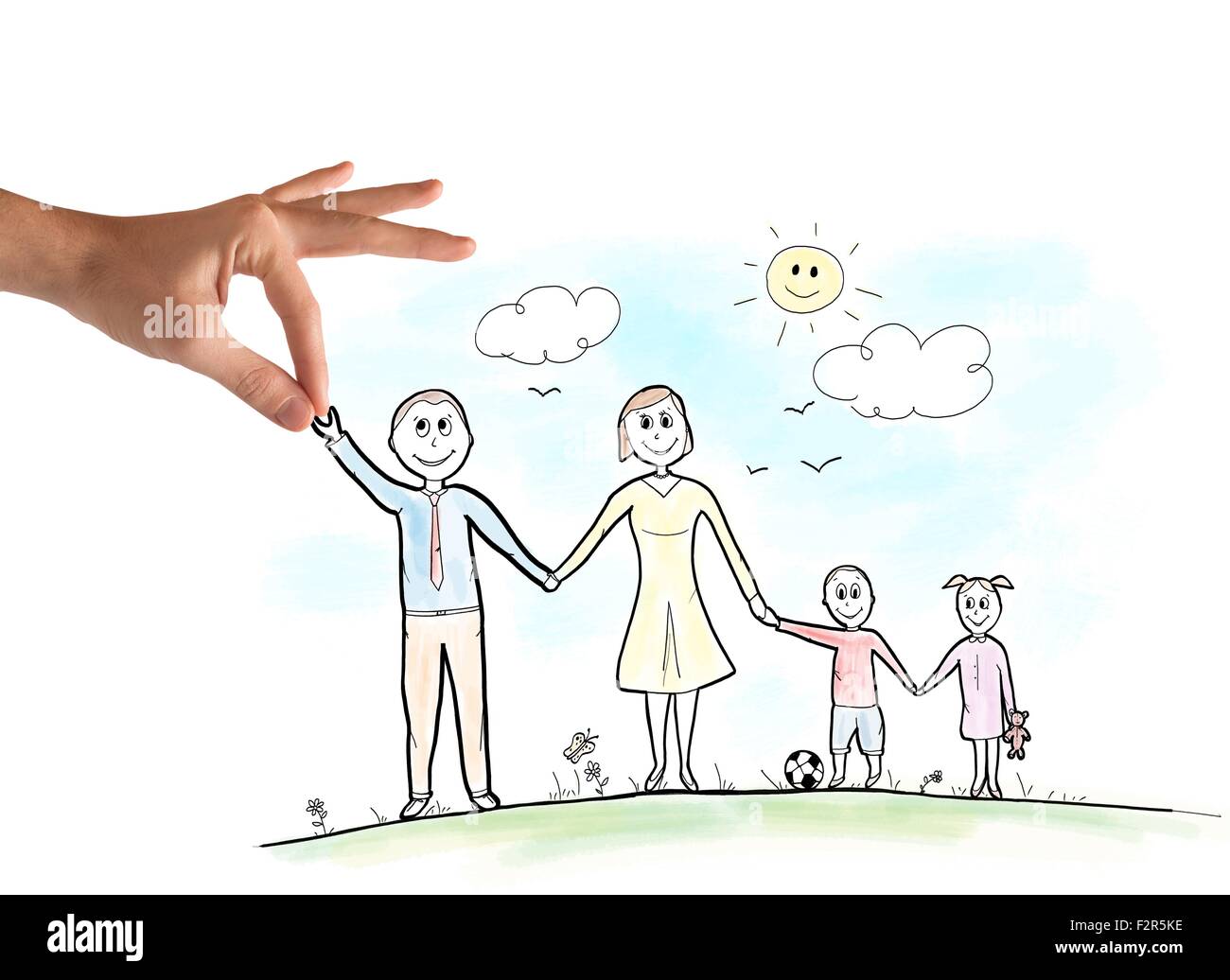 Happy funny mother child Cut Out Stock Images & Pictures - Alamy