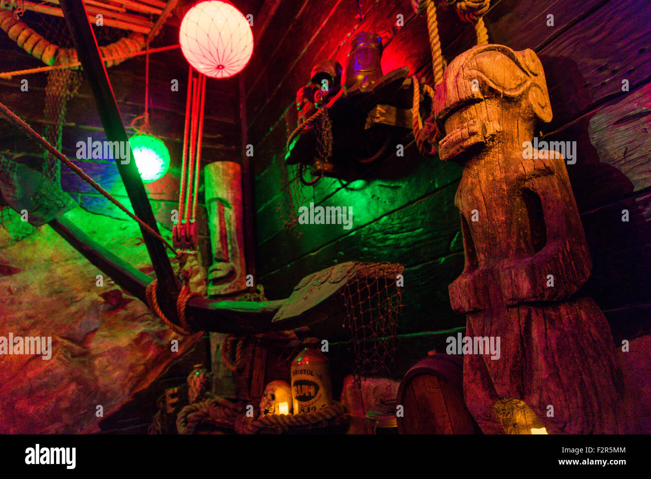 A general view of the bar Smuggler's Cove in San Francisco, CA Stock ...