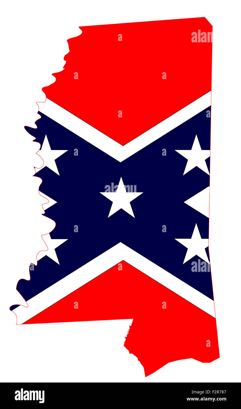 Us confederate states map hi-res stock photography and images - Alamy
