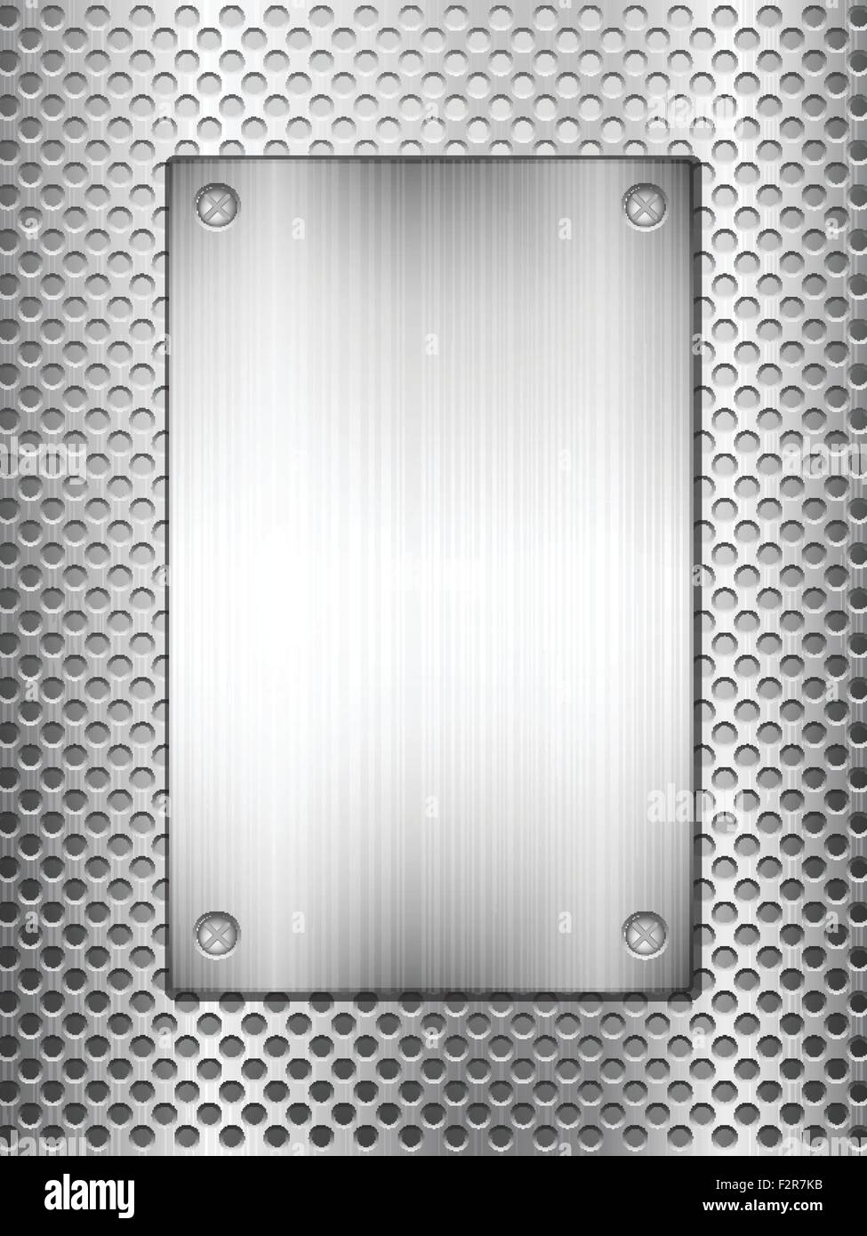 Pattern of metal texture background. Vector illustration Stock Vector ...