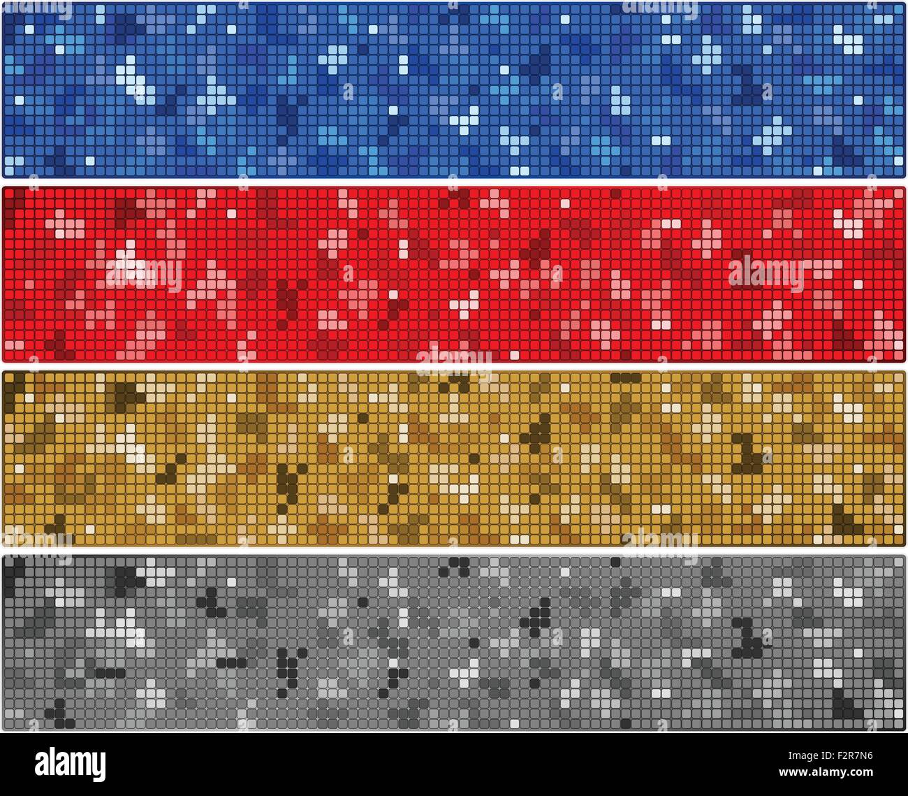 Four shine banner backgrounds. Vector illustration Stock Vector Image ...