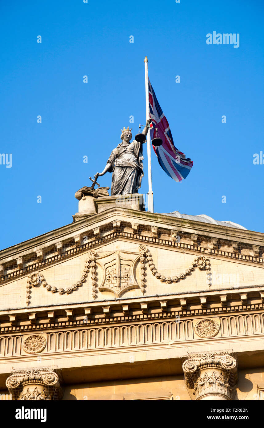 Britannia statue flag hi-res stock photography and images - Alamy