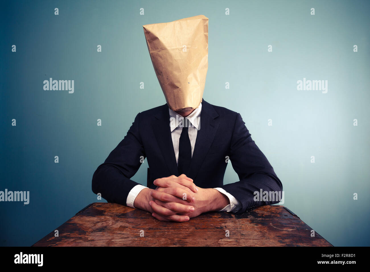 Paper bag face hi-res stock photography and images - Alamy