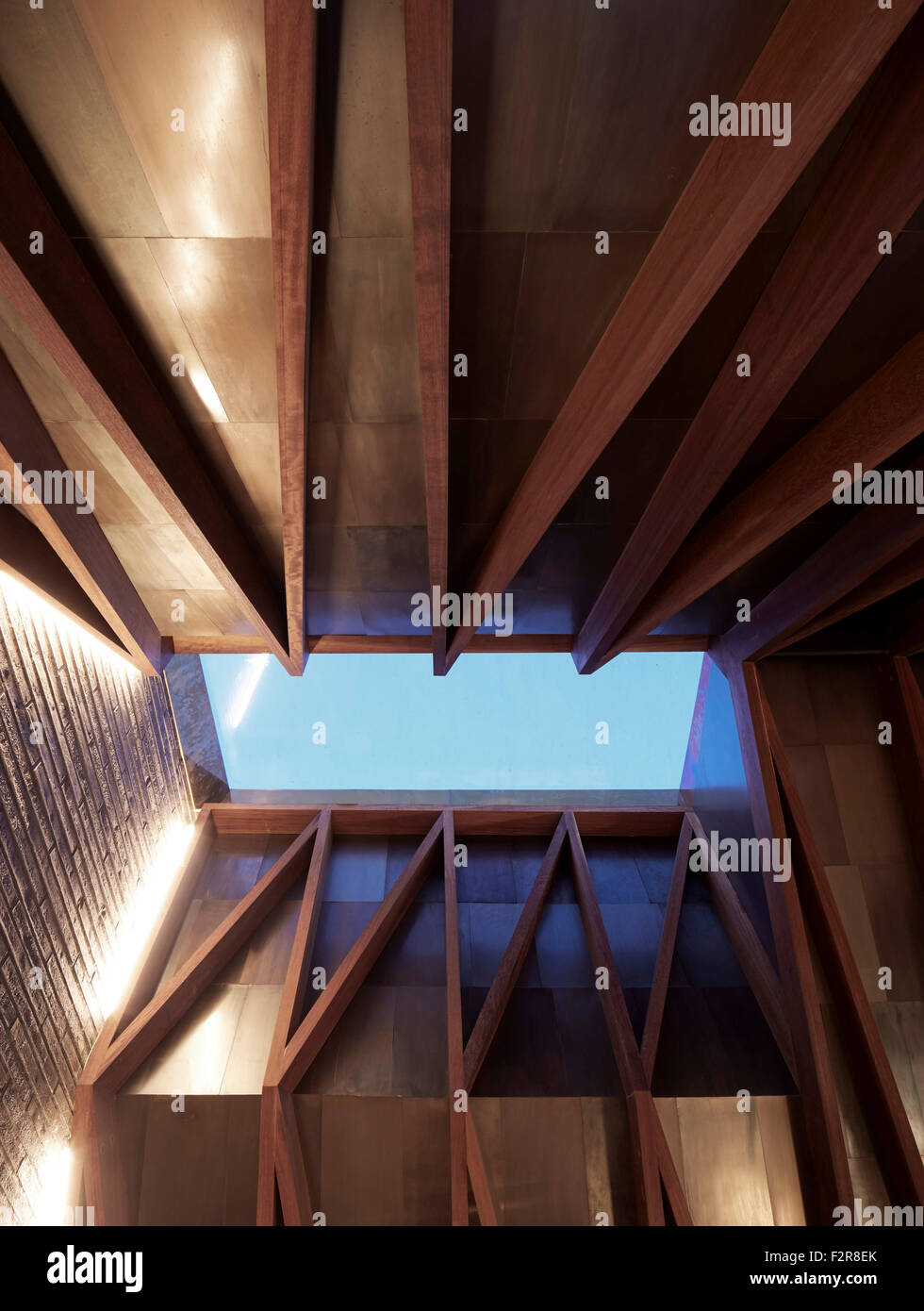 View upwards from central hallway/atrium. The Coach House, London ...