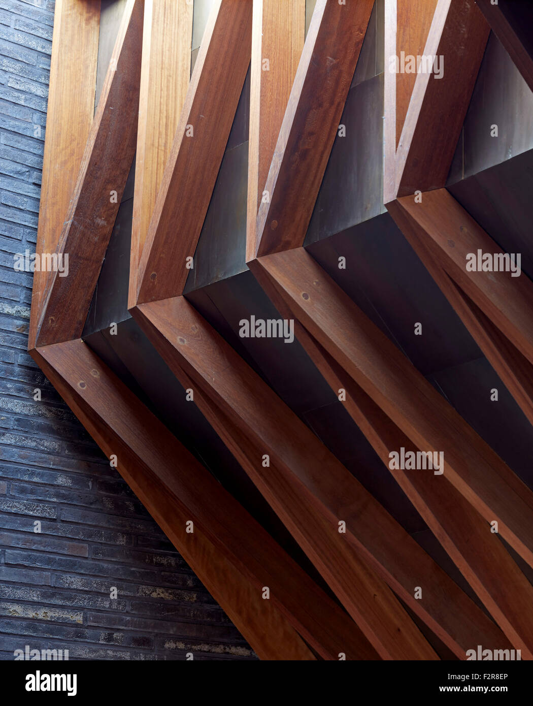 Abstract roof detail. The Coach House, London, United Kingdom ...