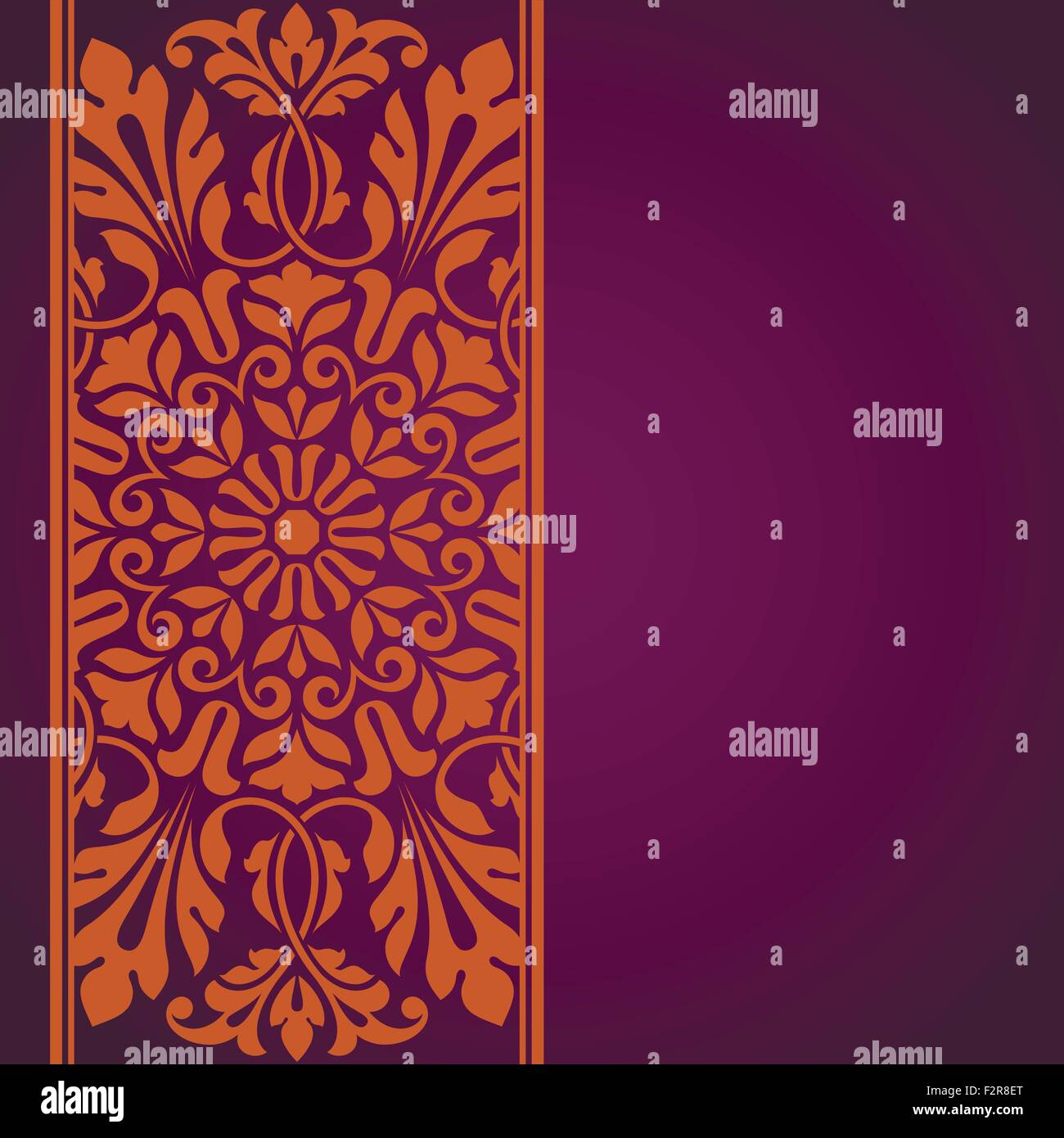 Floral Indian pattern Stock Vector Image & Art - Alamy