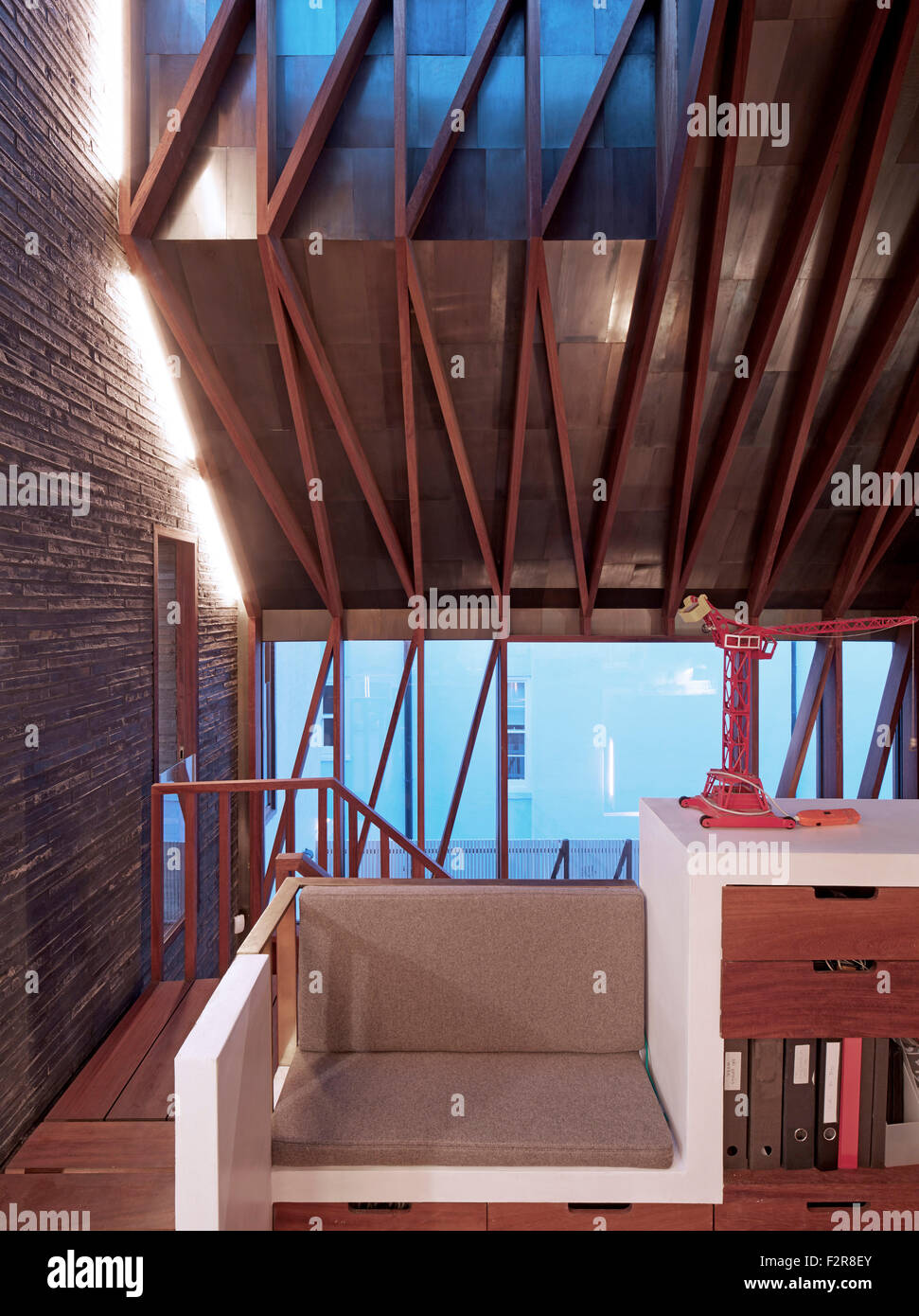 View of central hallway/atrium. The Coach House, London, United Kingdom ...
