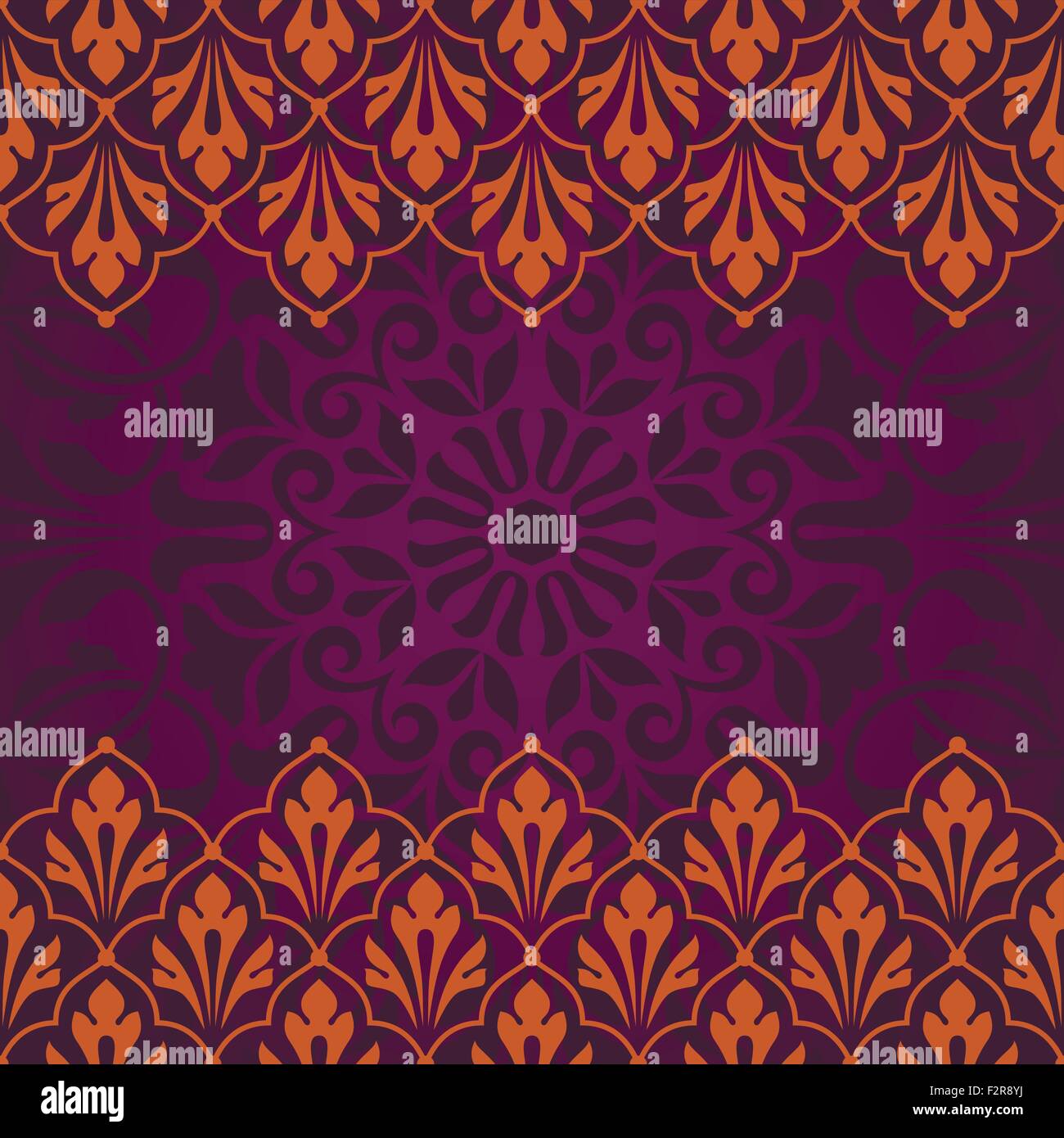 Floral Indian pattern Stock Vector Image & Art - Alamy
