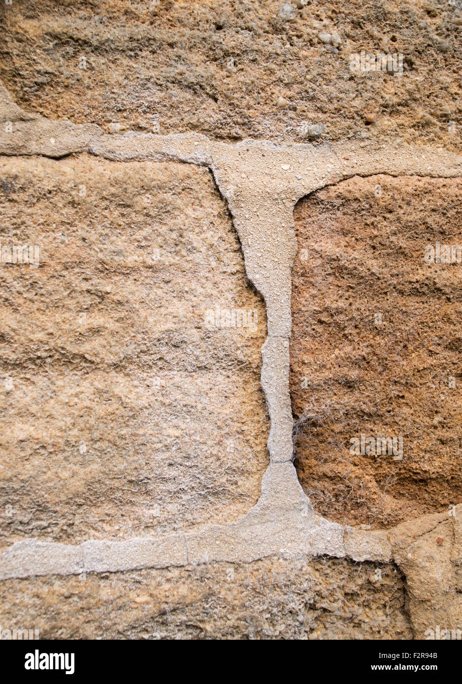 Incompatible hard cement cracking and masonry spalling, Otley, West ...