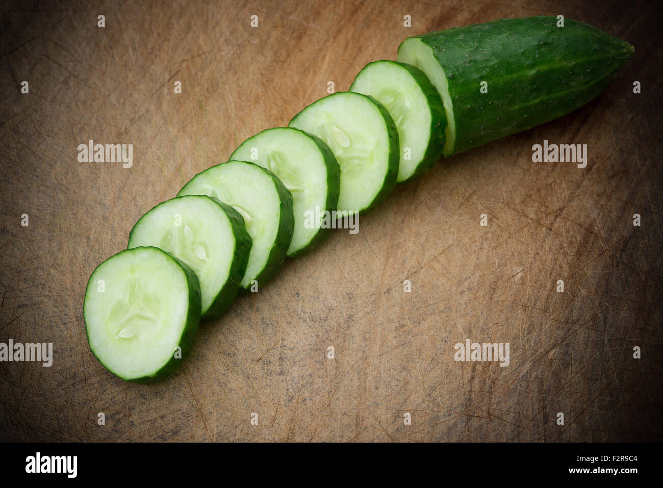 Cucumber on board hi-res stock photography and images - Alamy