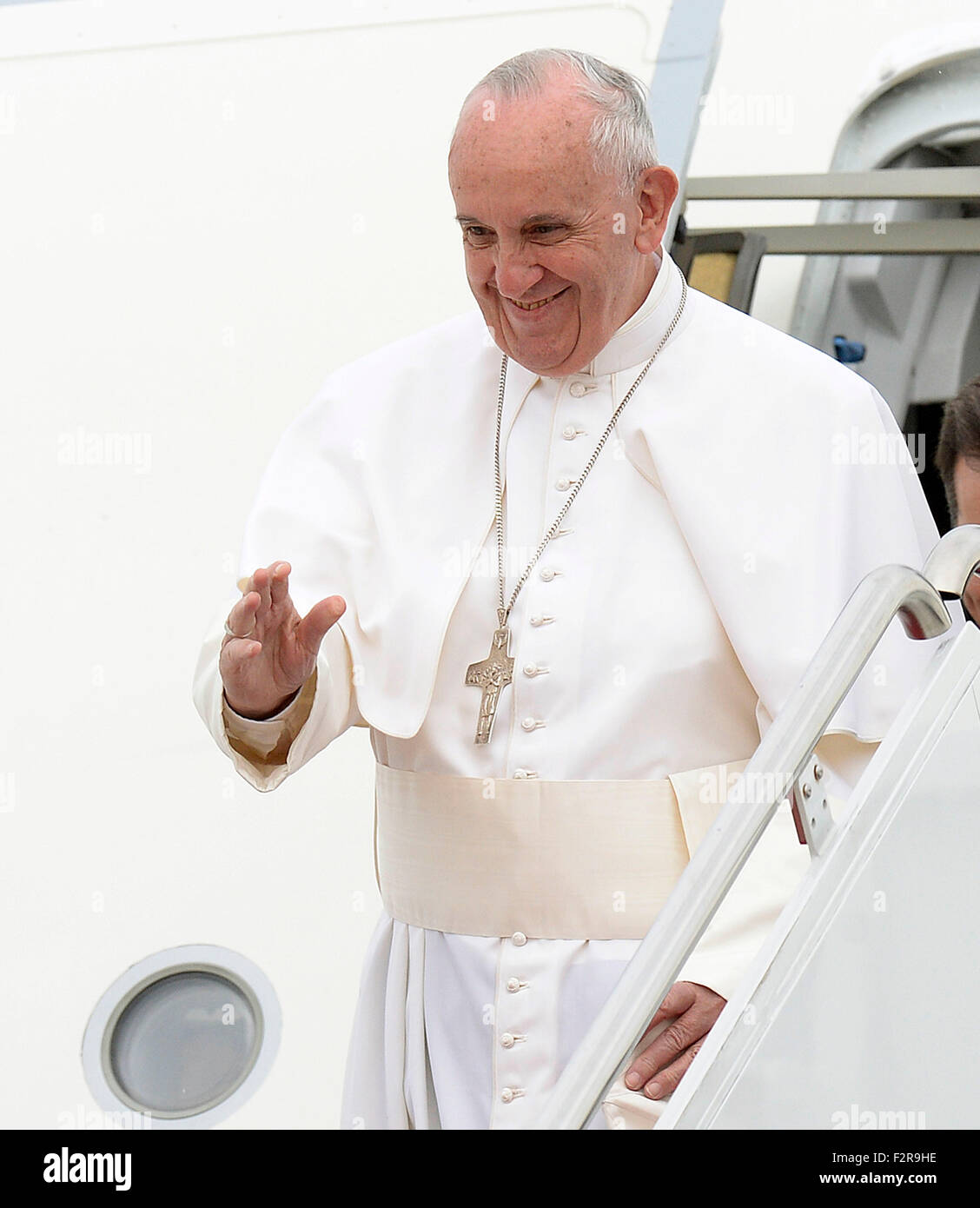 Joint Base Andrews, Maryland, USA. 22nd September, 2015. His Holiness ...