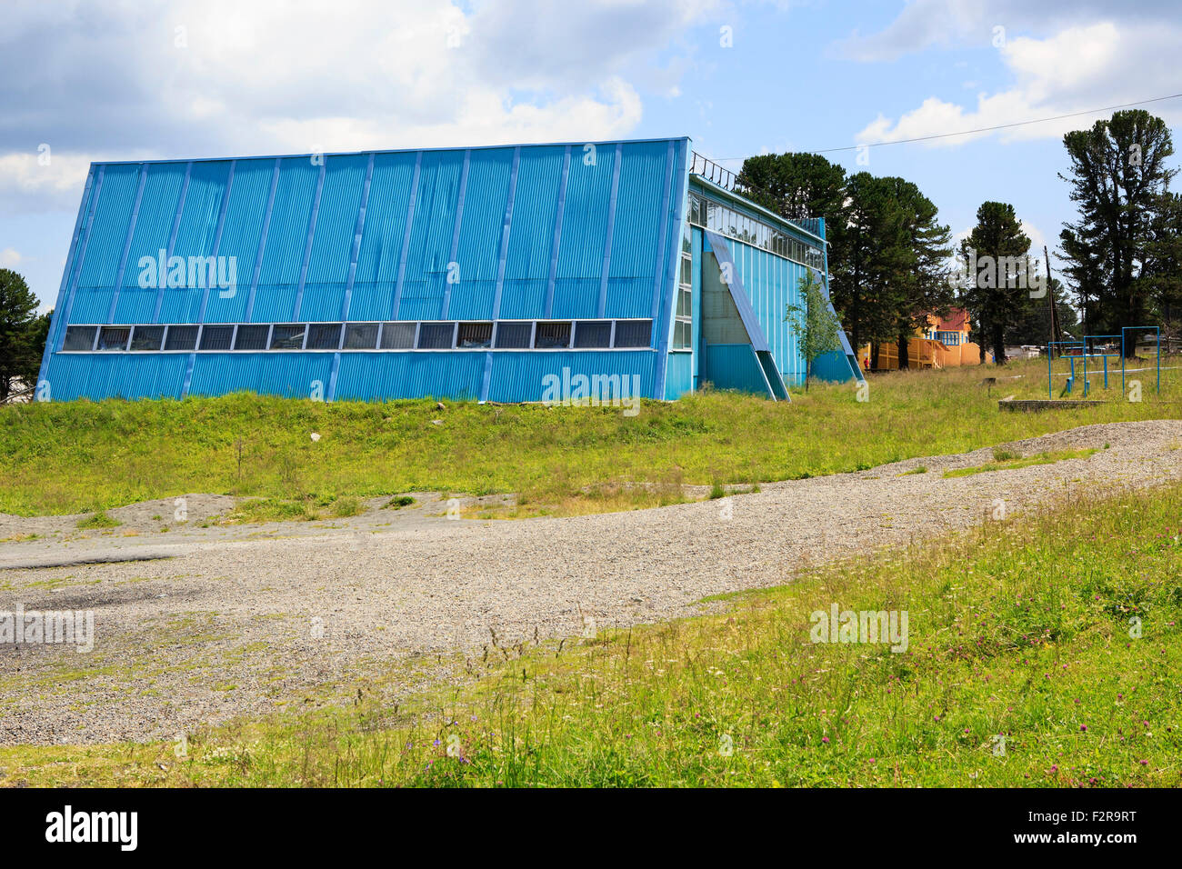 Sports complex Seminsky. Year round training center biathletes Stock ...