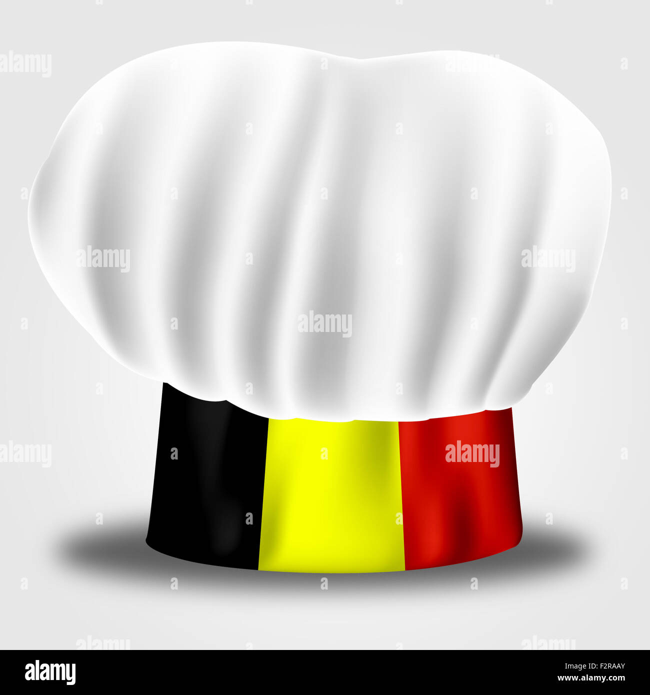 Belgium Chef Indicating Cooking In Kitchen And Chefs Whites Stock Photo ...