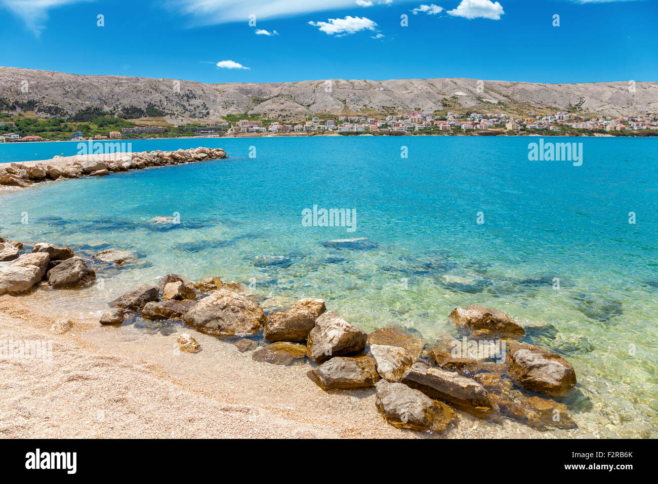 Pag beach croatia hi-res stock photography and images - Alamy