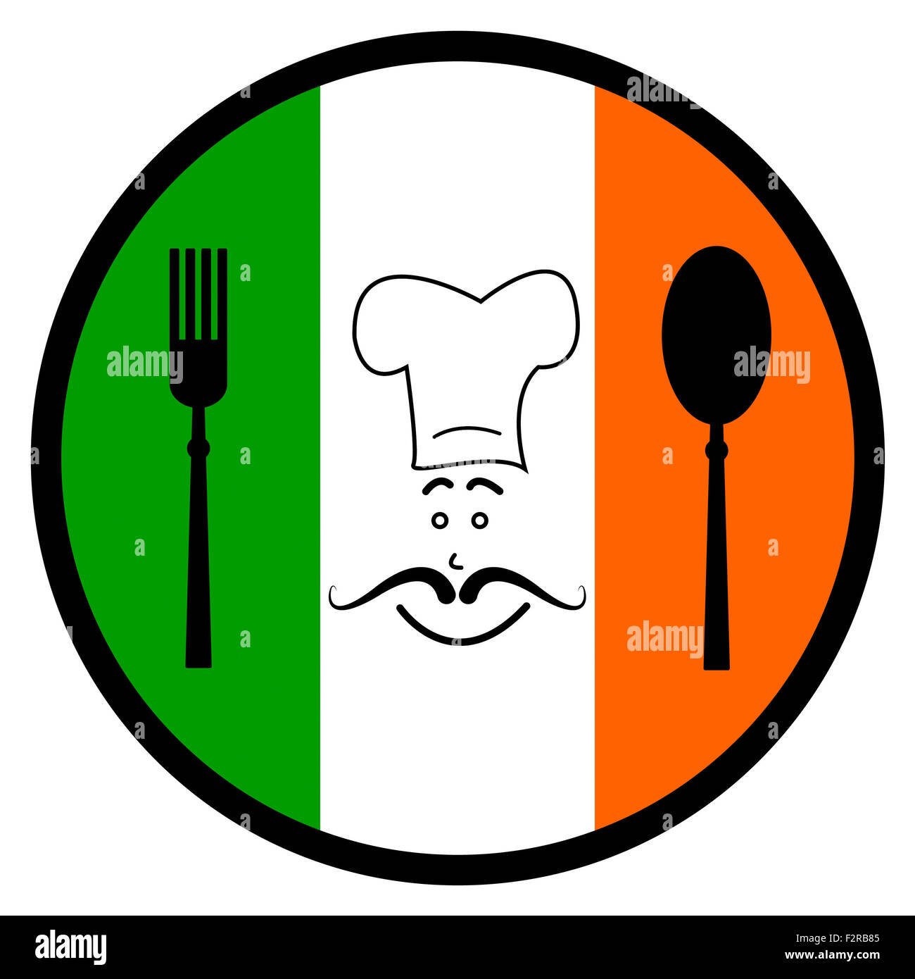 Restaurant Food Representing Ireland Eat And Cafeteria Stock Photo - Alamy