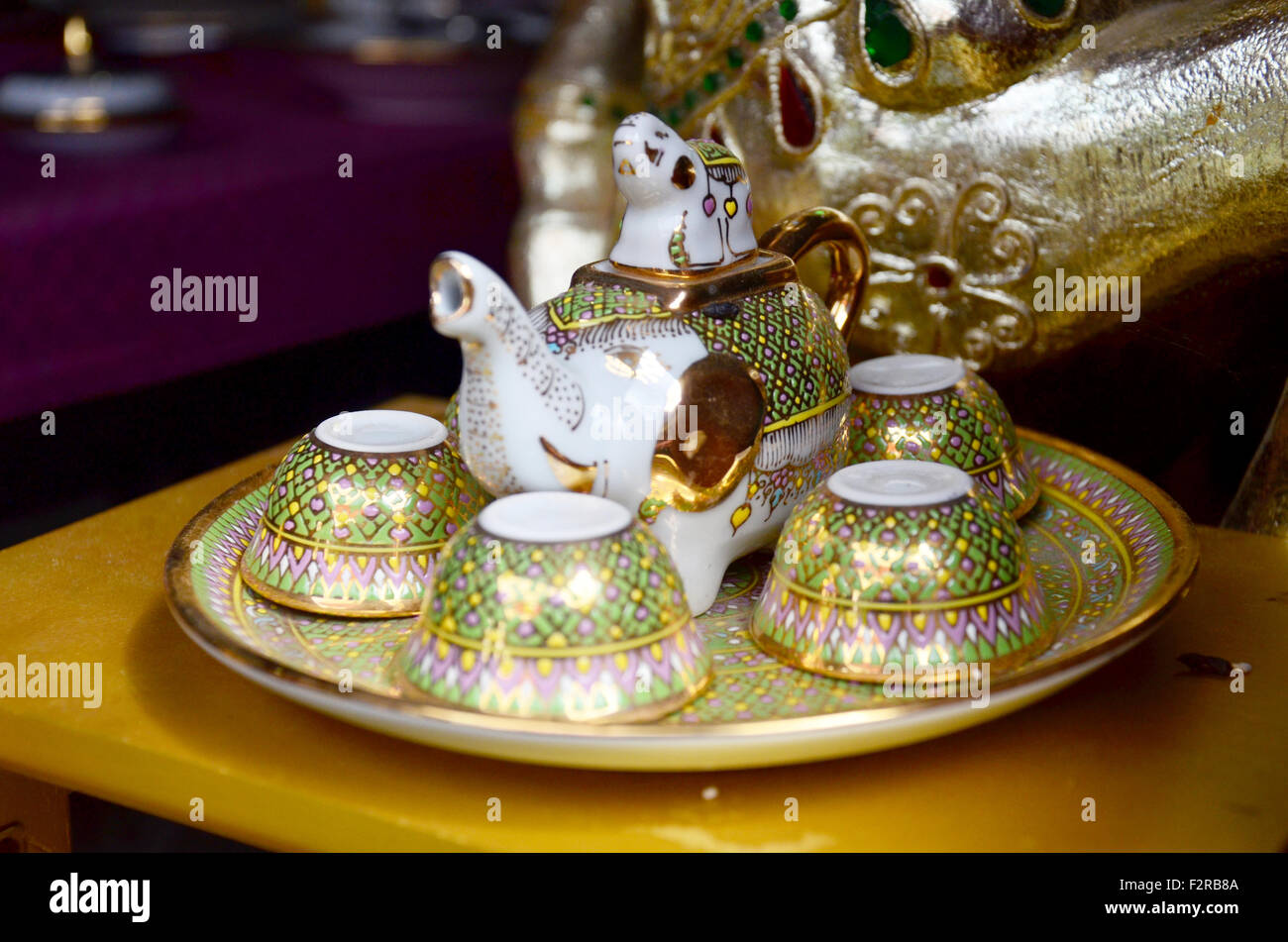 An antique thai benjarong ceramic hi-res stock photography and images ...