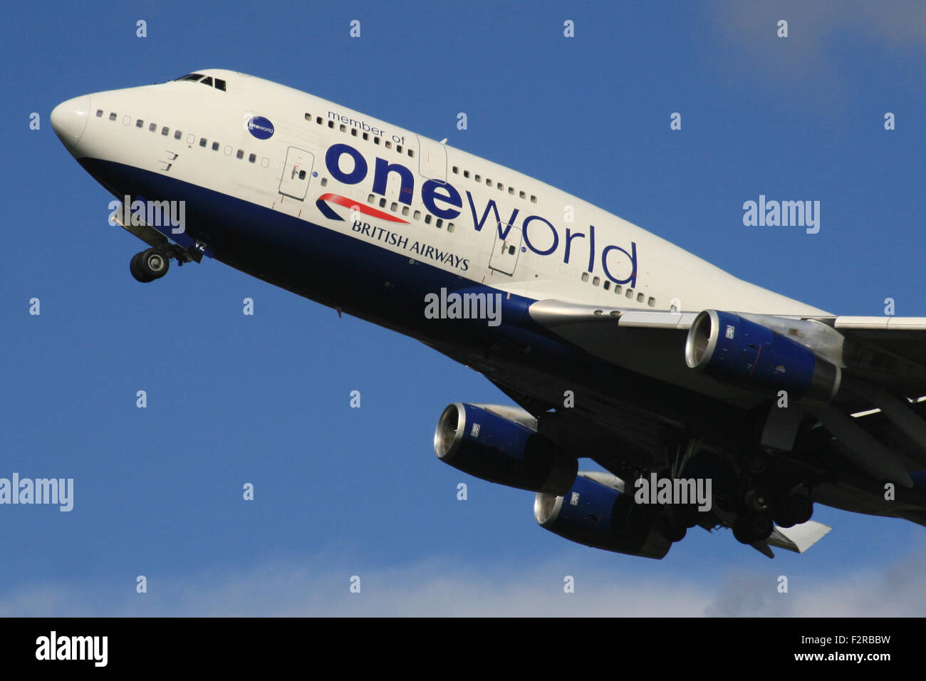 BA BRITISH AIRWAYS ONE WORLD 747 Stock Photo - Alamy
