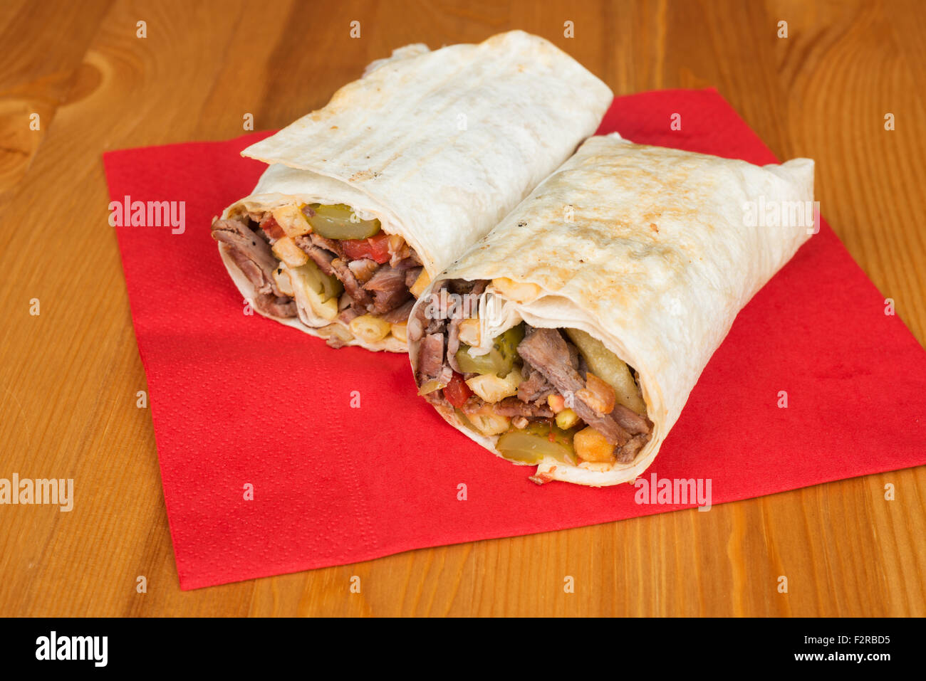 Traditional Turkish Durum Stock Photo - Alamy