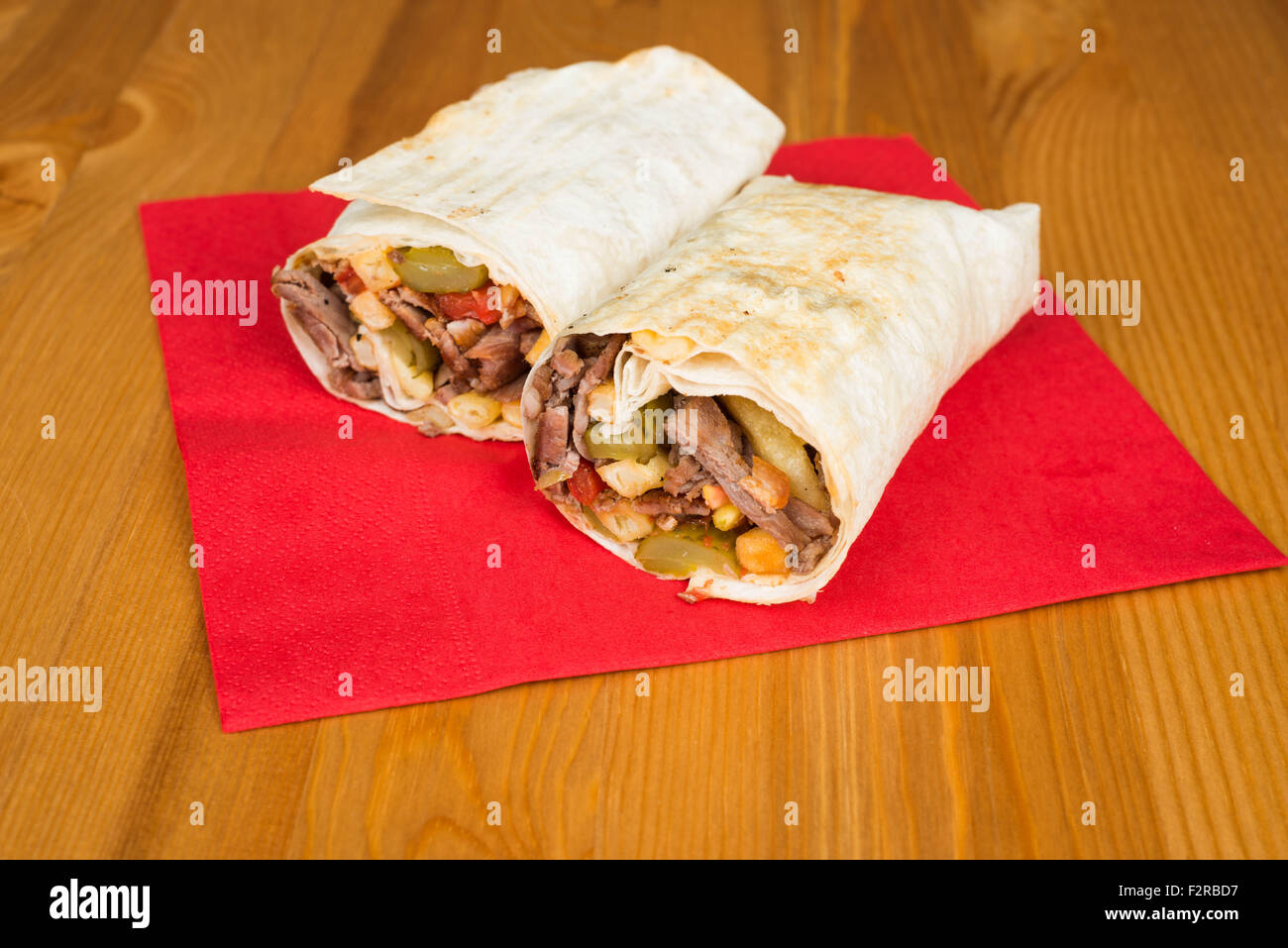 Traditional Turkish Durum Stock Photo - Alamy