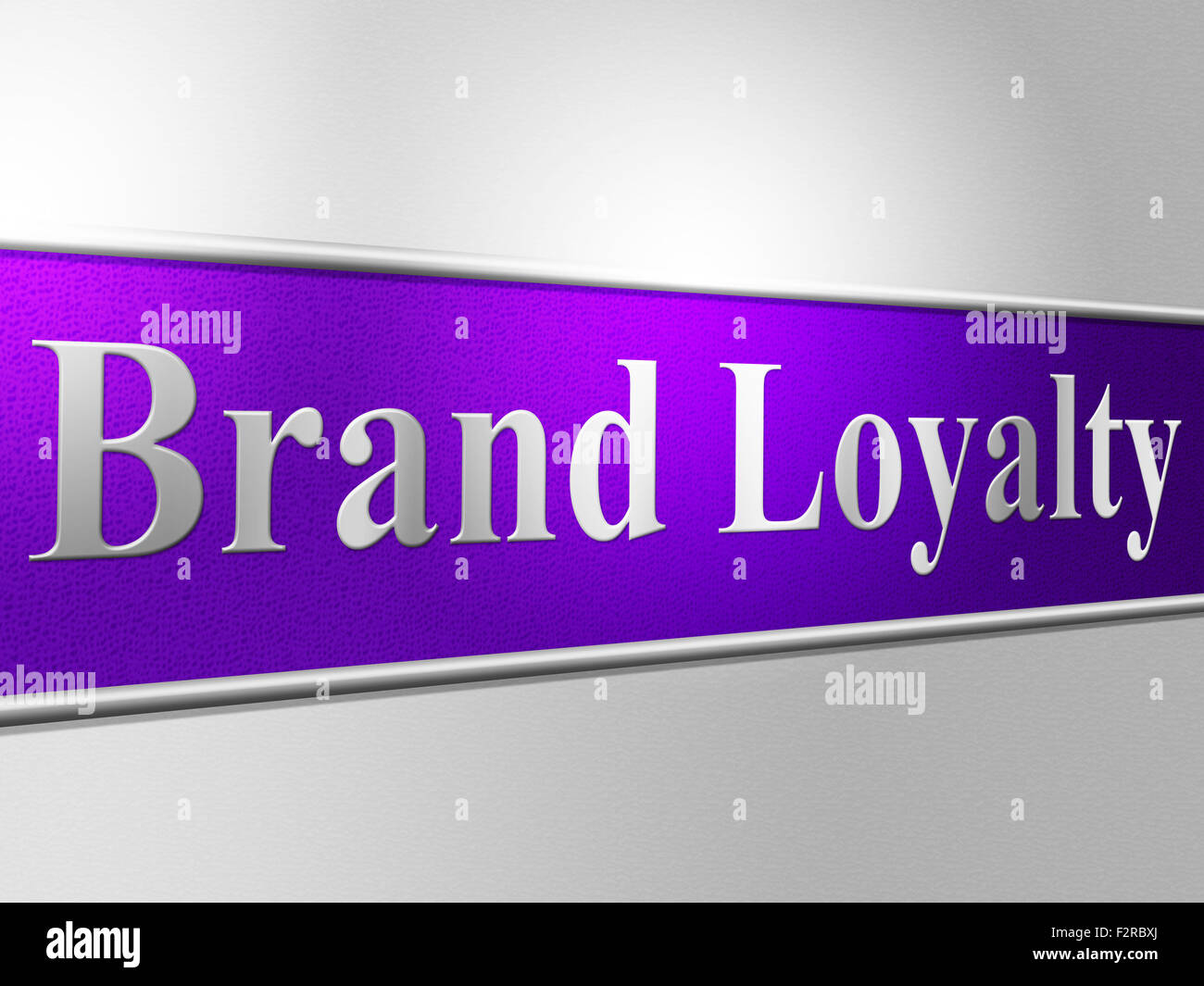 Brand Loyalty Representing Company Identity And Faithfulness Stock ...