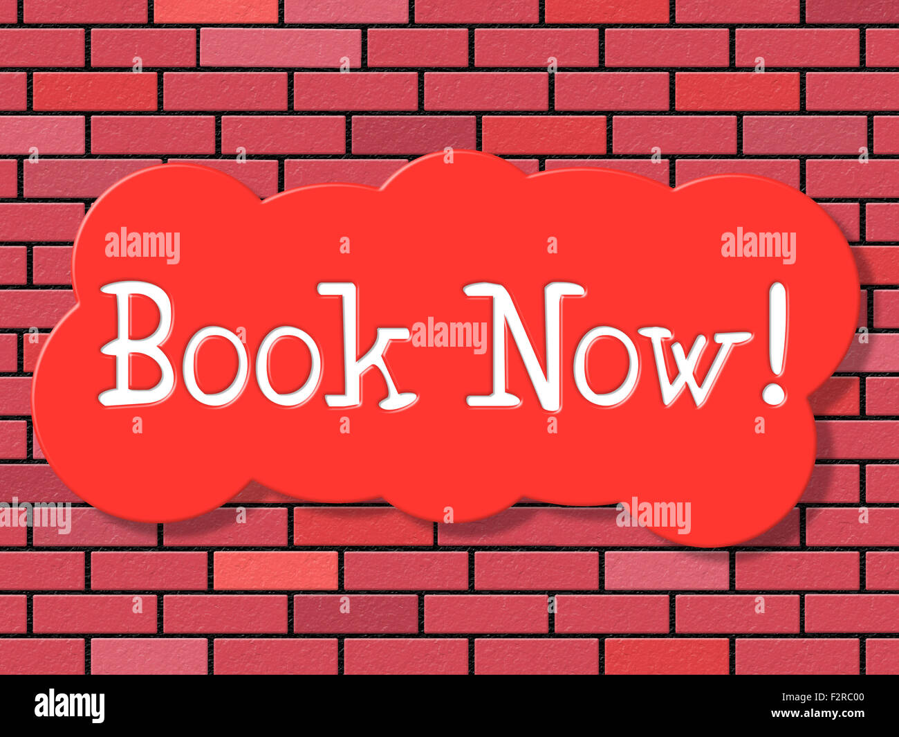 Book Now Meaning At This Time And Present Stock Photo - Alamy