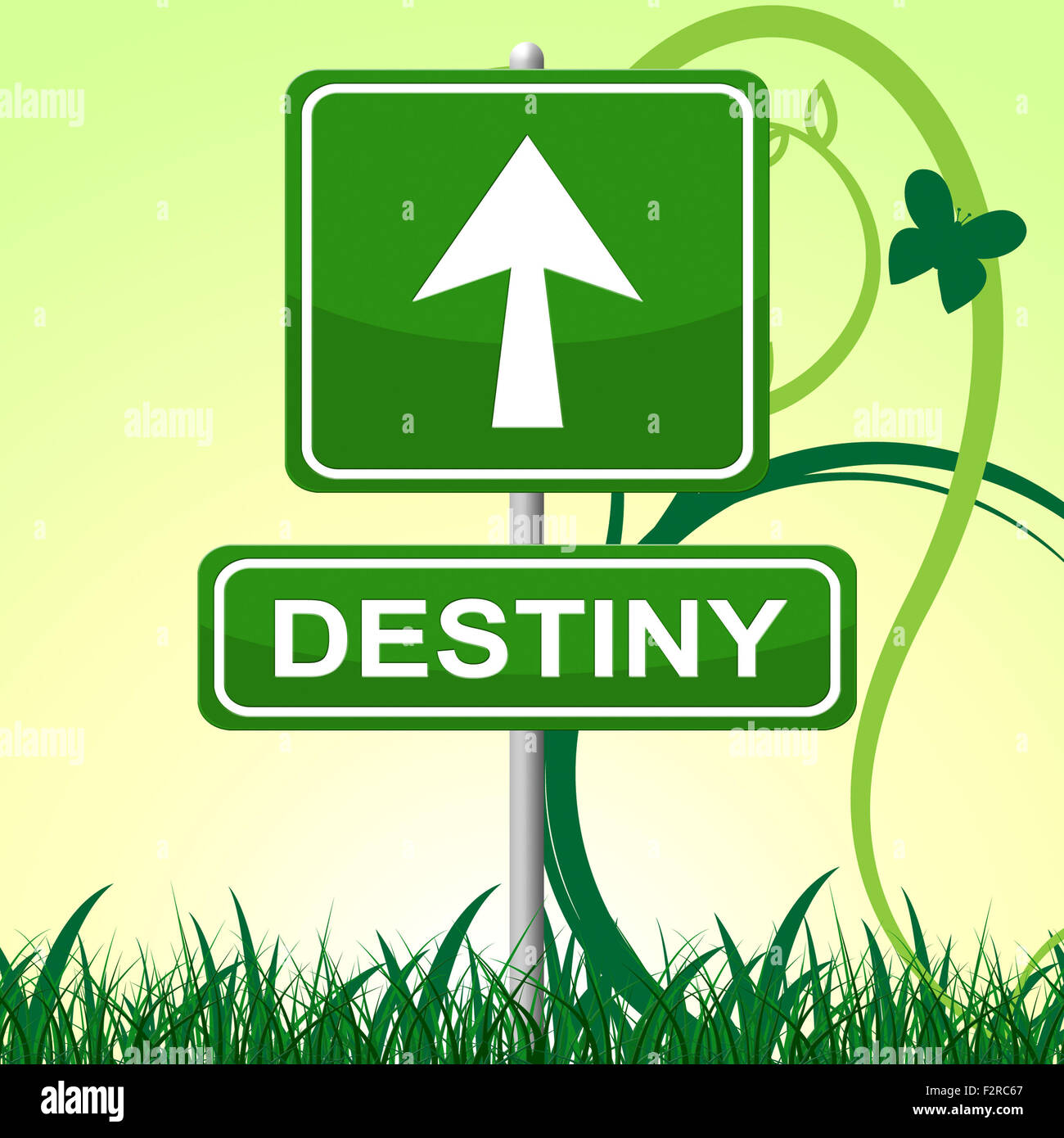Destiny Sign Meaning Evolution Advertisement And Prophecy Stock Photo ...