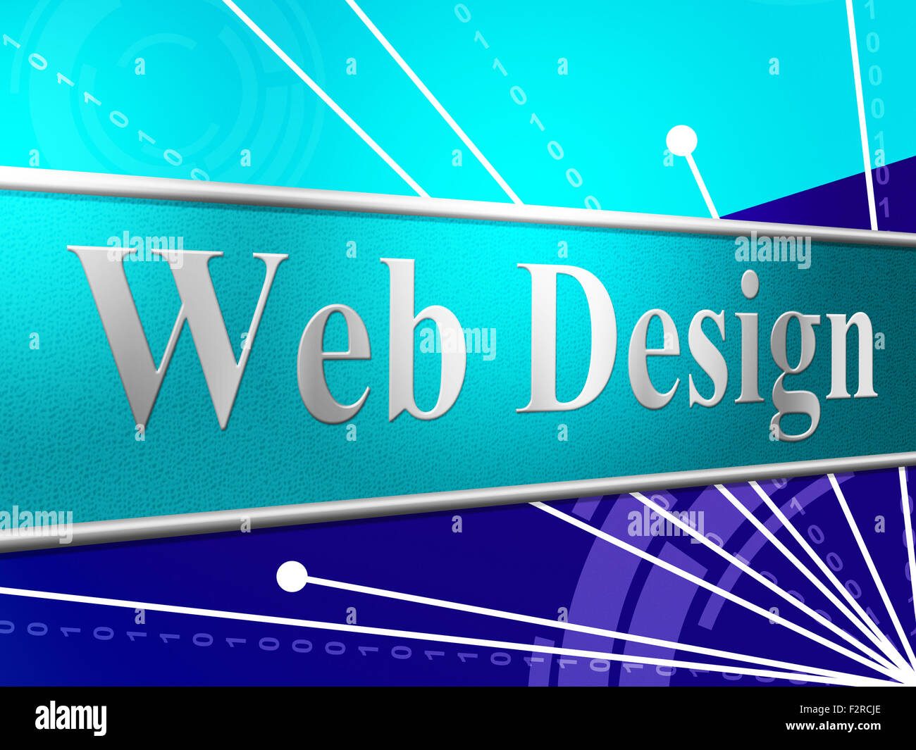 Web Design Indicating Website Network And Searching Stock Photo - Alamy
