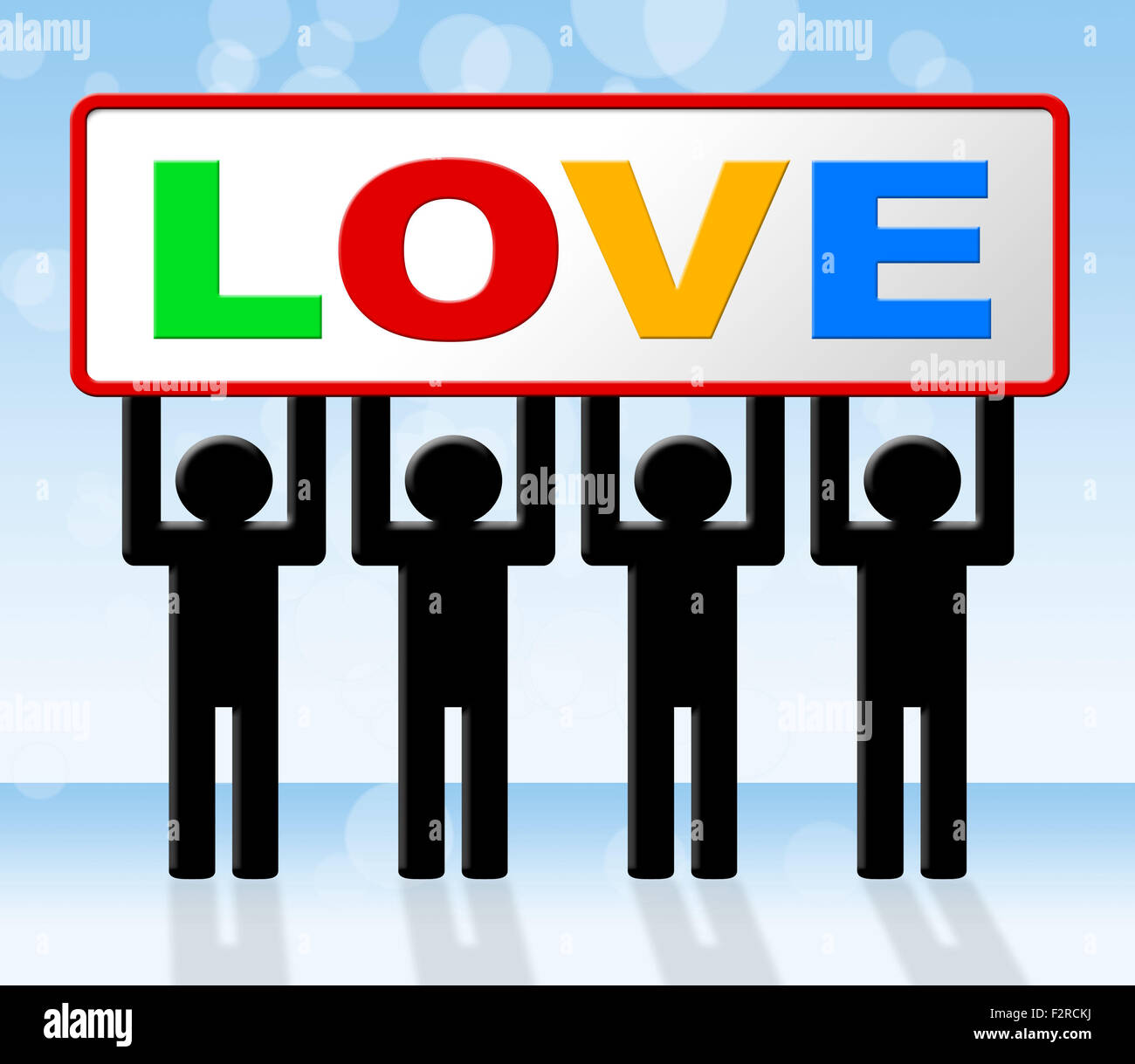 Love Romance Meaning Affection Dating And Heart Stock Photo - Alamy