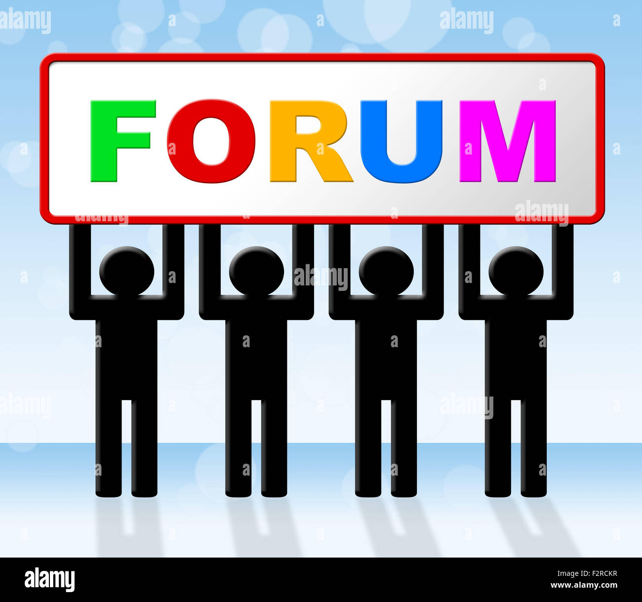 Forum Forums Indicating Social Media And Network Stock Photo - Alamy